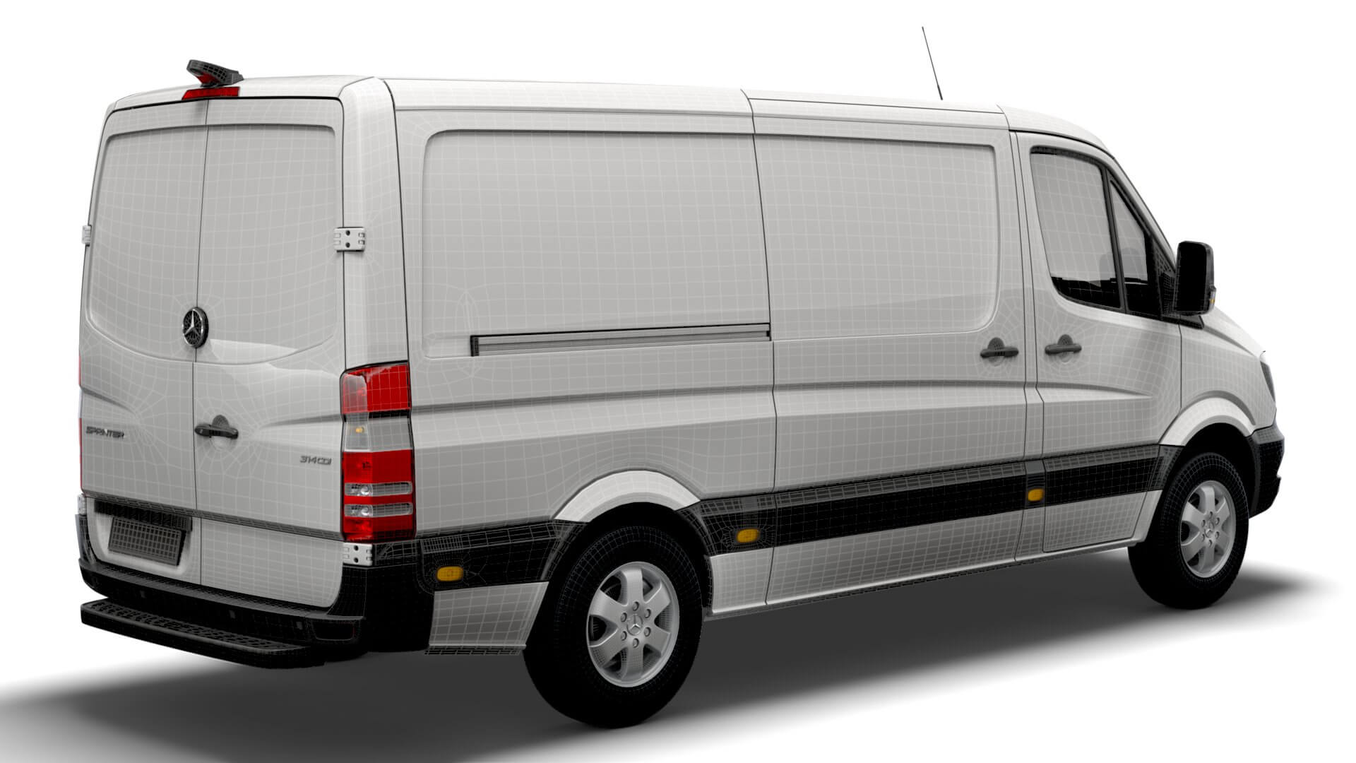 Mercedes Benz Sprinter Van L2H1 2018 - 3D Model by Creator 3D
