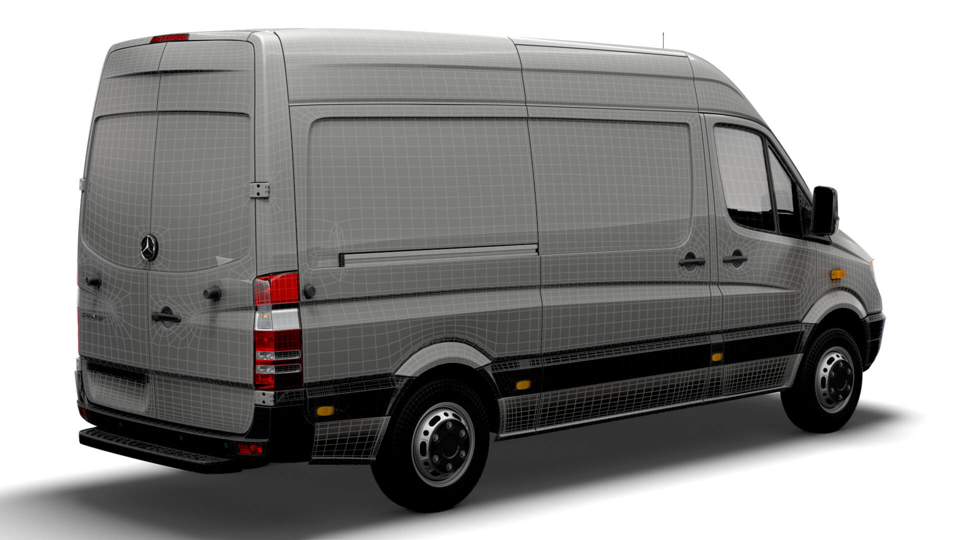 Mercedes Benz Sprinter Van L2H2 2008 - 3D Model by Creator 3D