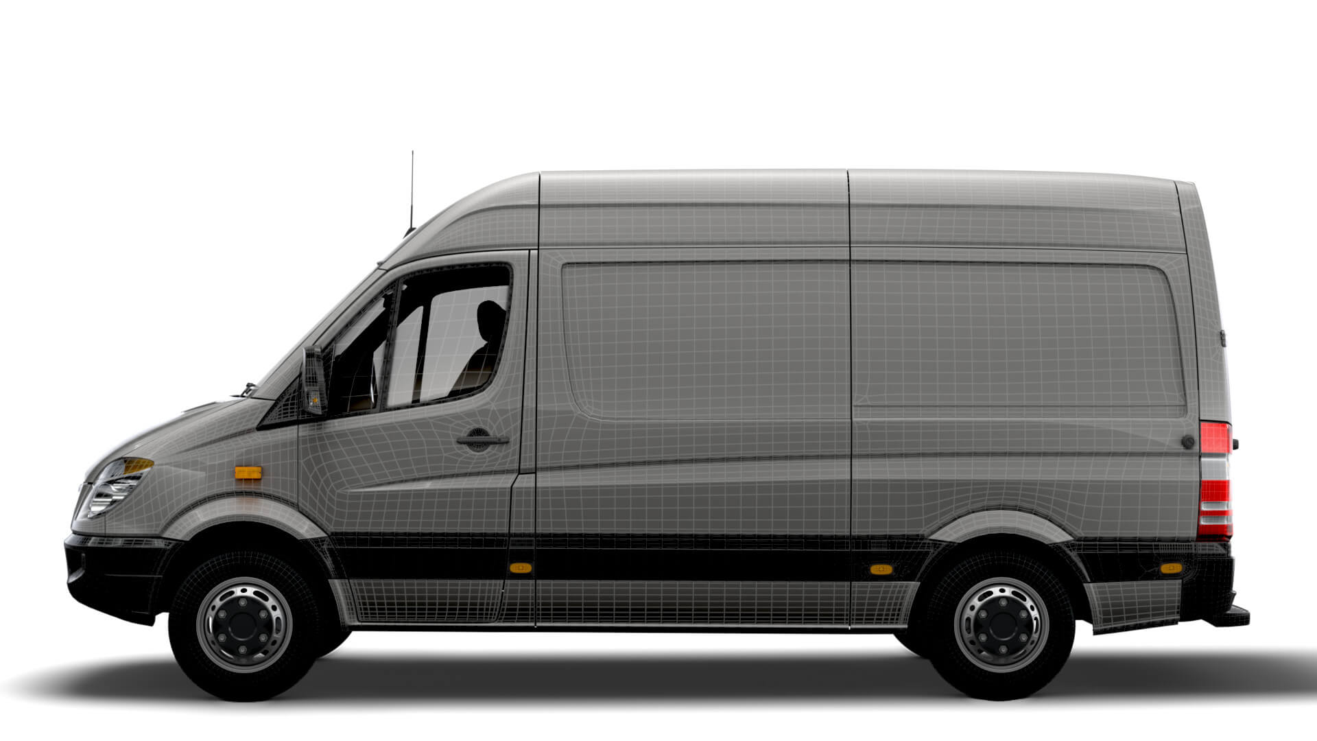 Mercedes Benz Sprinter Van L2H2 2008 - 3D Model by Creator 3D