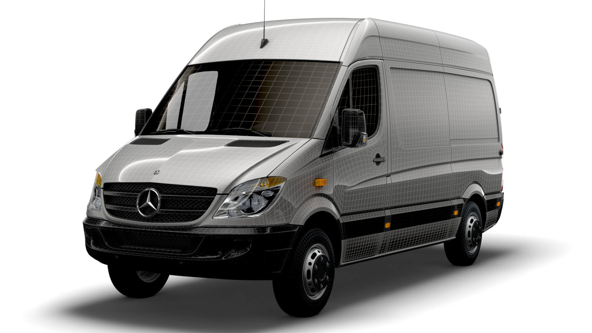 Mercedes Benz Sprinter Van L2H2 2008 - 3D Model by Creator 3D