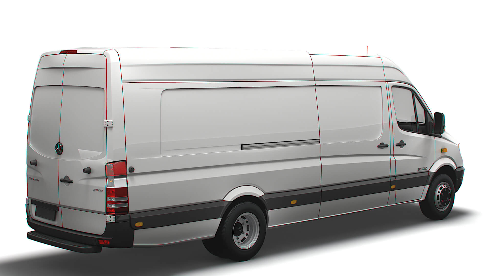 Mercedes Benz Sprinter Van L4H2 2008 - 3D Model by Creator 3D