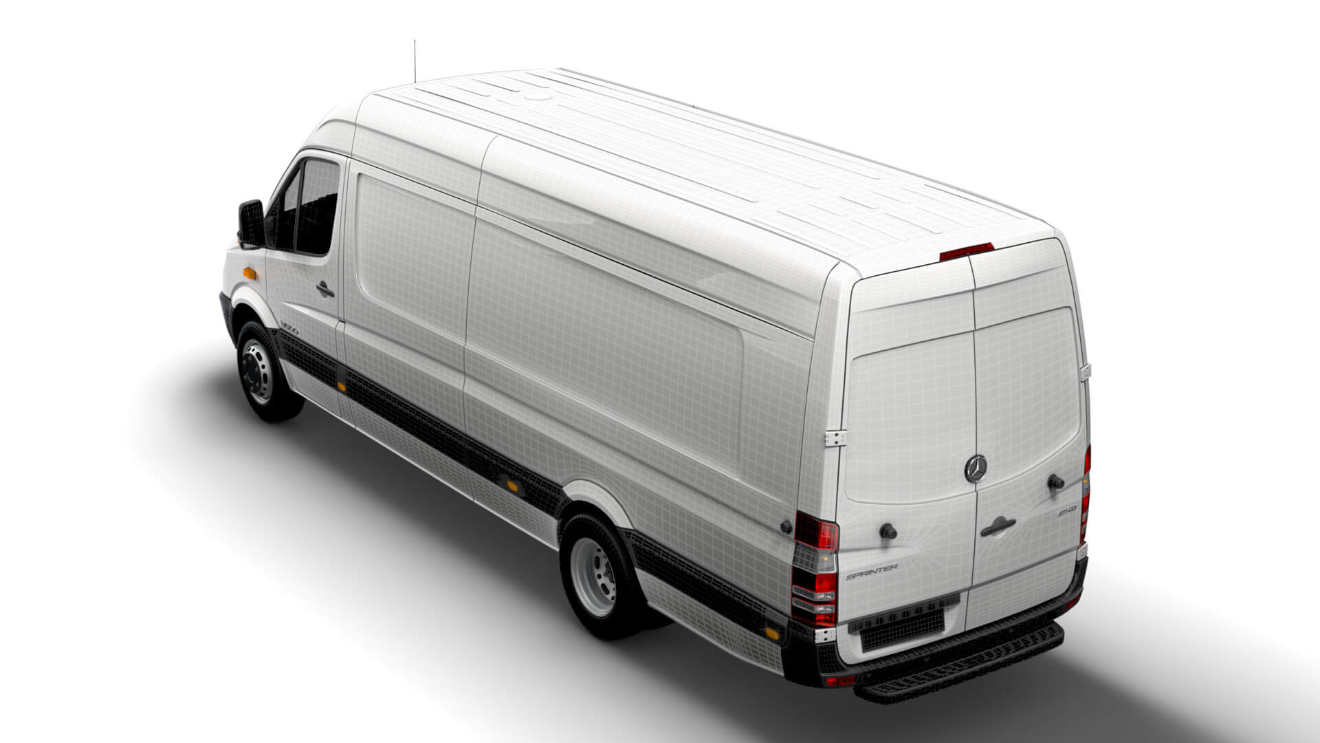 Mercedes Benz Sprinter Van L4H2 2008 - 3D Model by Creator 3D