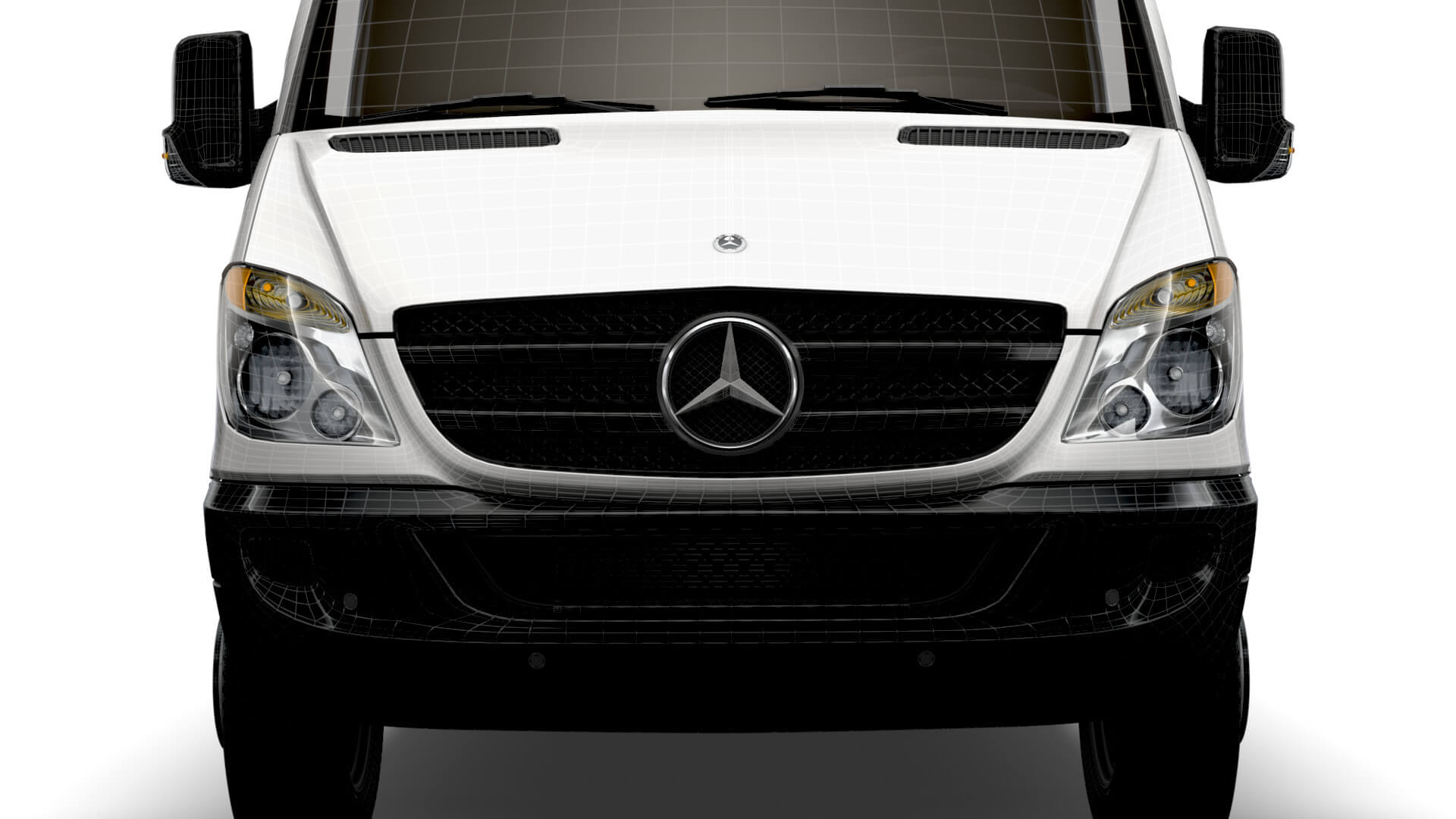 Mercedes Benz Sprinter Van L4H2 2008 - 3D Model by Creator 3D