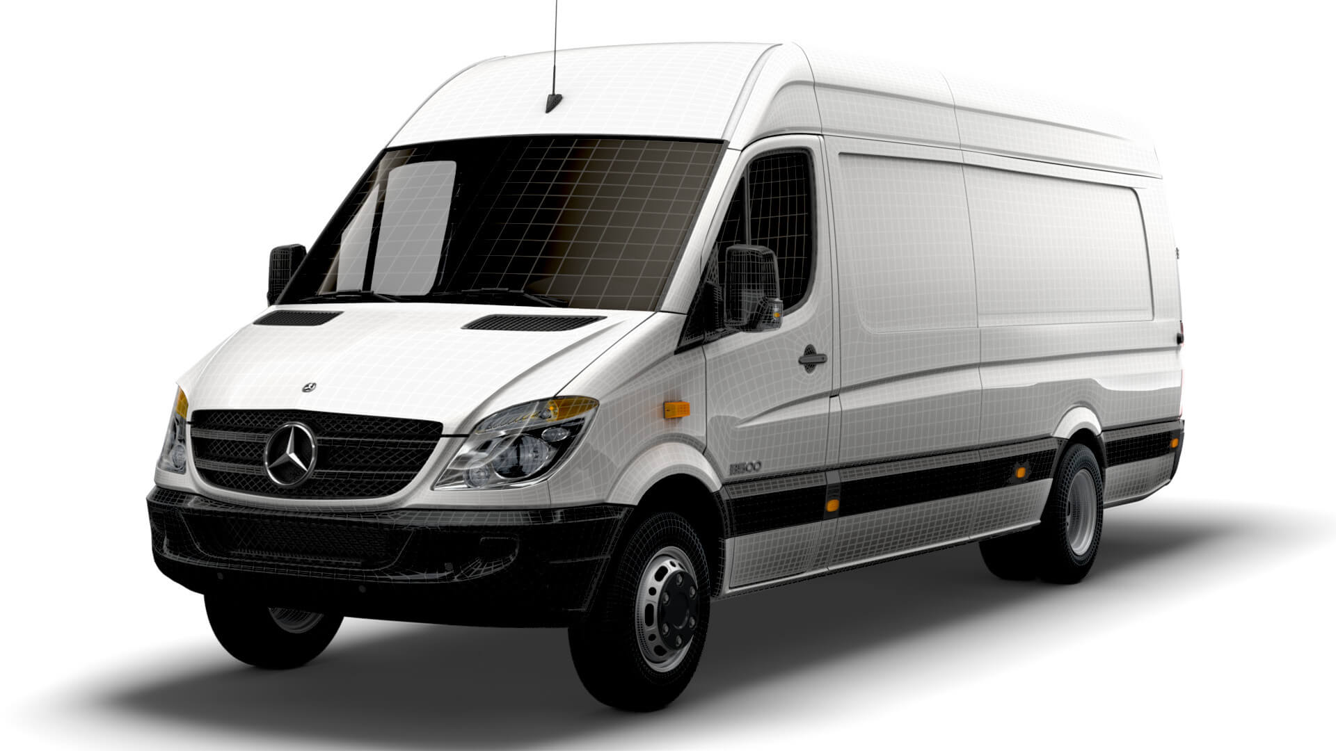 Mercedes Benz Sprinter Van L4H2 2008 - 3D Model by Creator 3D