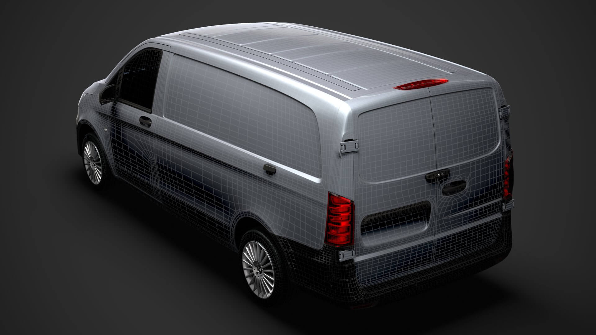 Mercedes Benz Vito Panel Van L2 2019 - 3D Model by Creator 3D