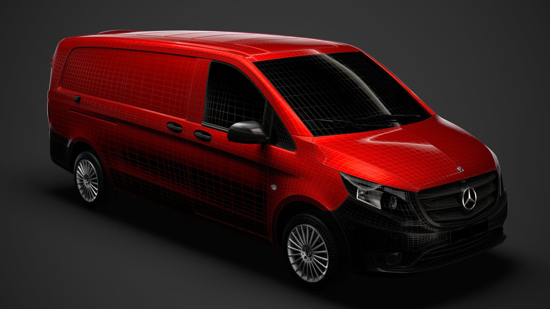 Mercedes Benz Vito Panel Van L3 2019 - 3D Model by Creator 3D