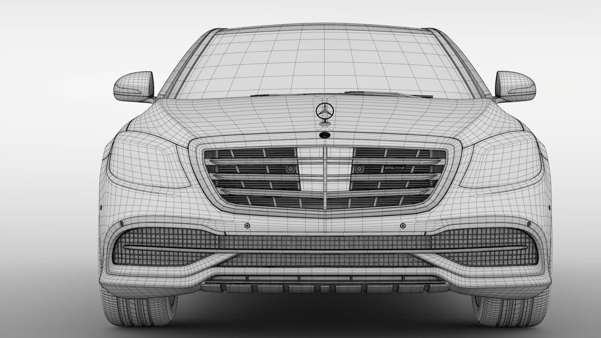 Mercedes Maybach S 560 4Matic X222 2018 - 3D Model by Creator 3D