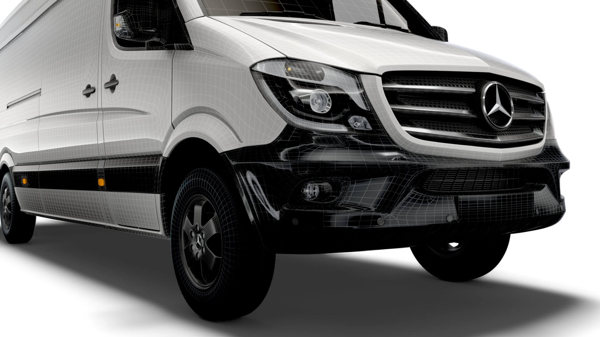 Mercedes Sprinter Cargo Van L4H2 2018 - 3D Model by Creator 3D