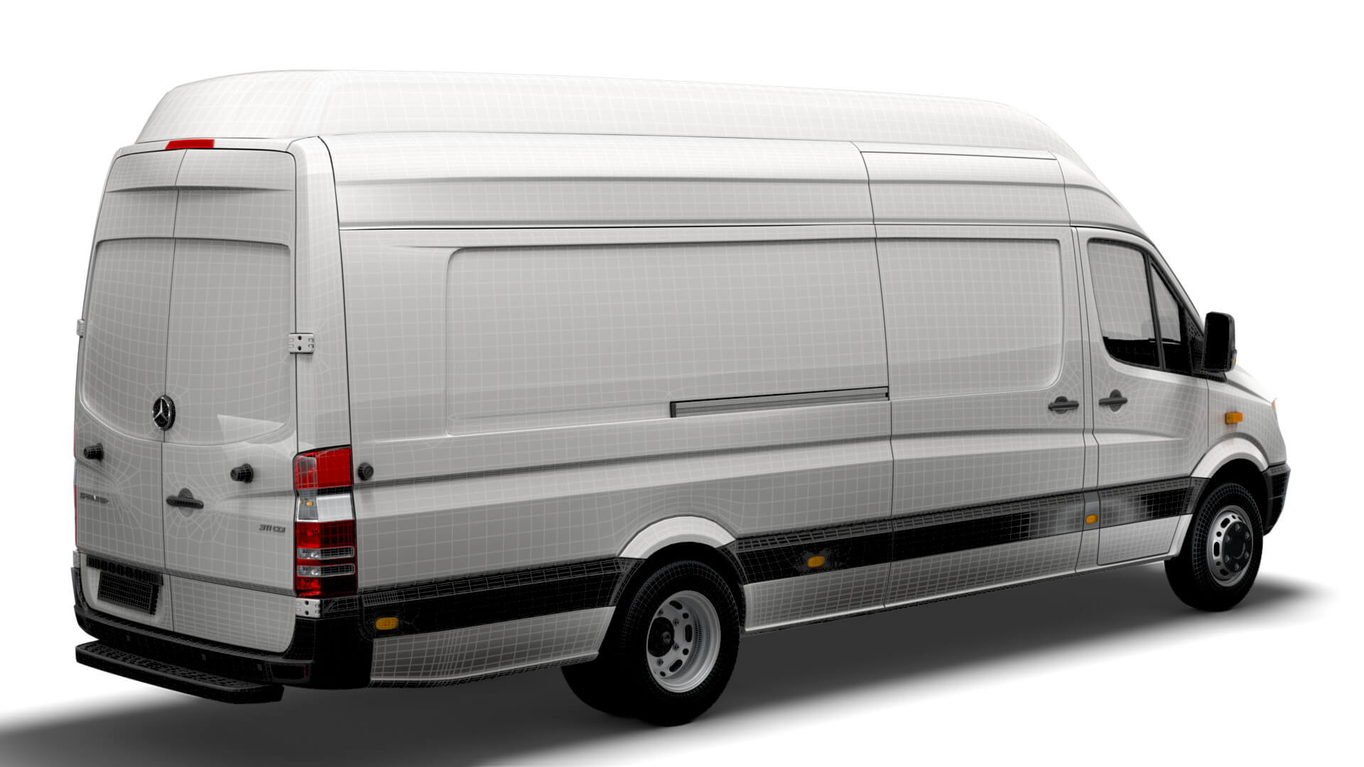 Mercedes Sprinter Cargo Van L4H3 2008 - 3D Model by Creator 3D