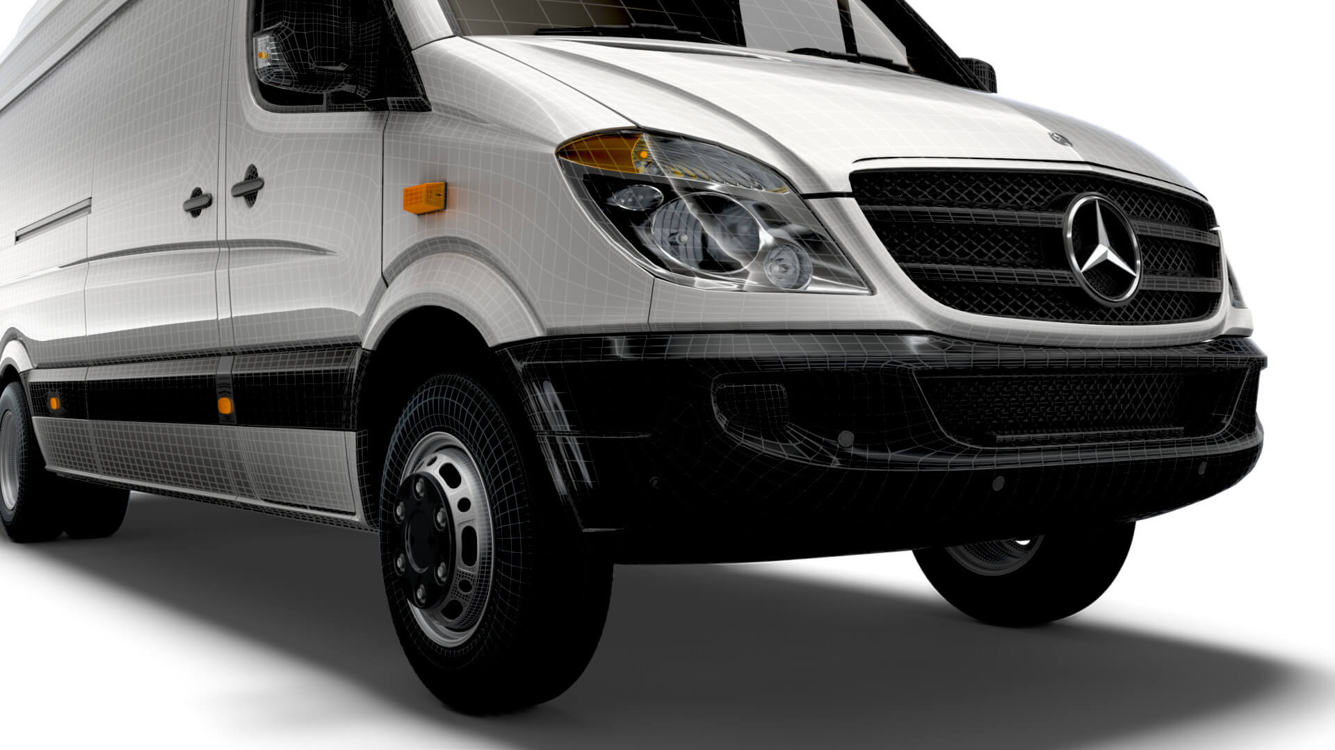 Mercedes Sprinter Cargo Van L4H3 2008 - 3D Model by Creator 3D