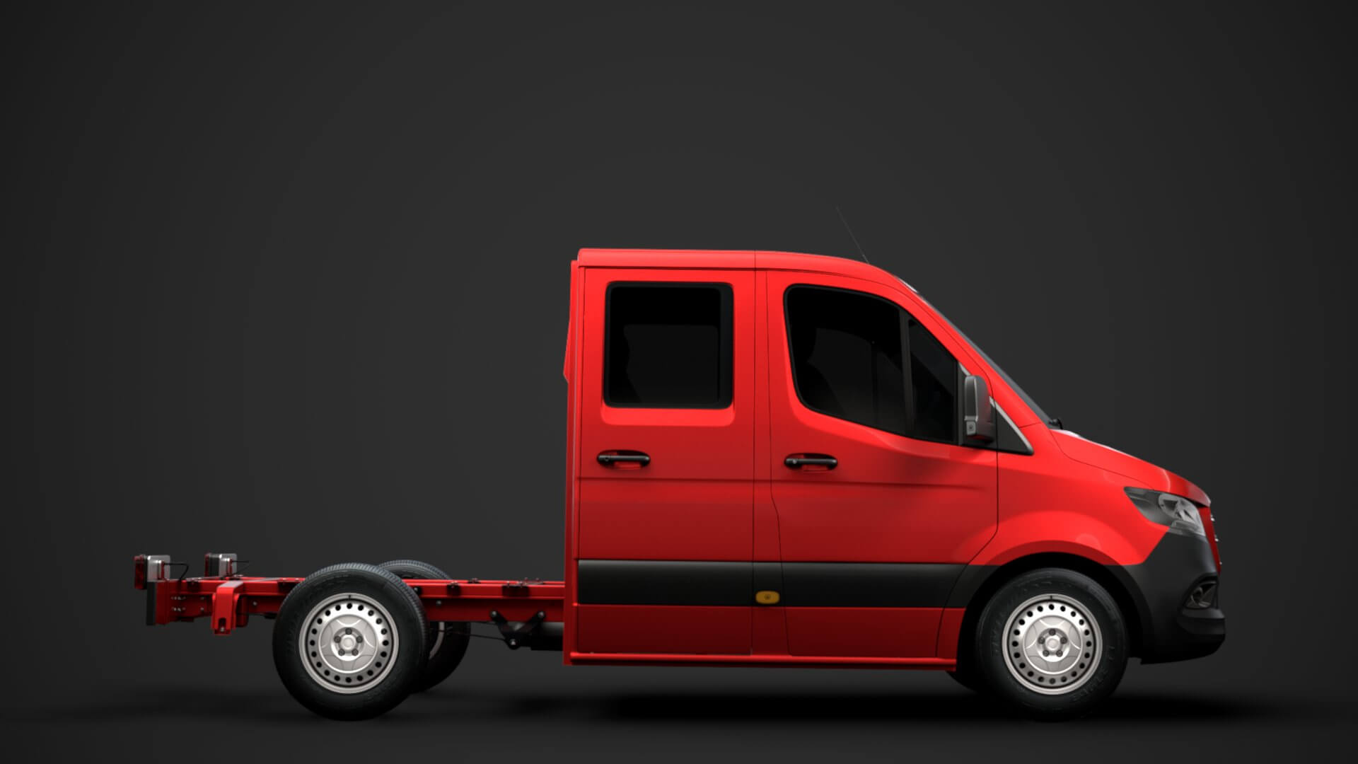 Mercedes Sprinter Chassis Crew Cab L1 FWD 2019 - 3D Model by Creator 3D