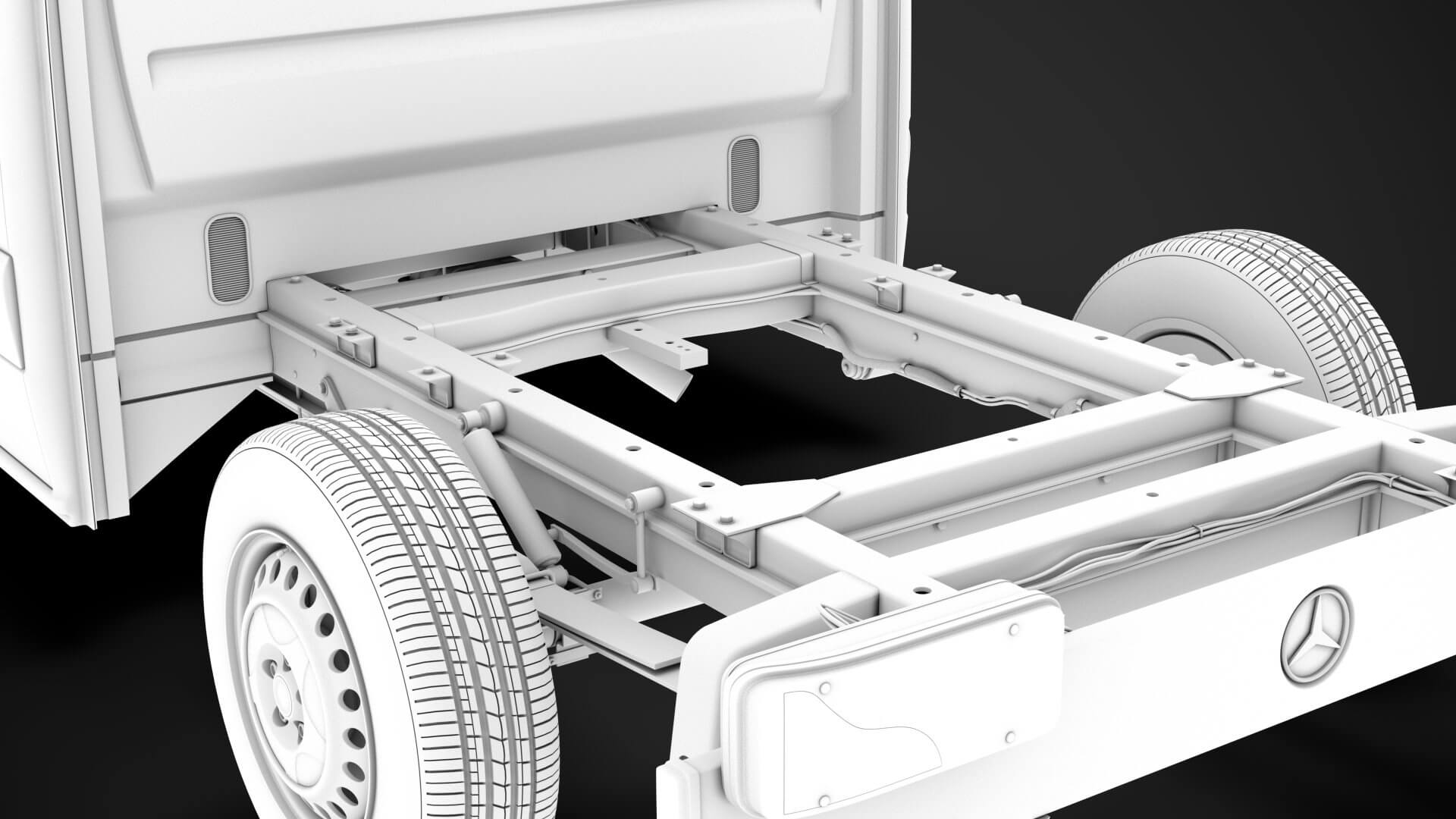 Mercedes Sprinter Chassis Crew Cab L1 FWD 2019 - 3D Model by Creator 3D