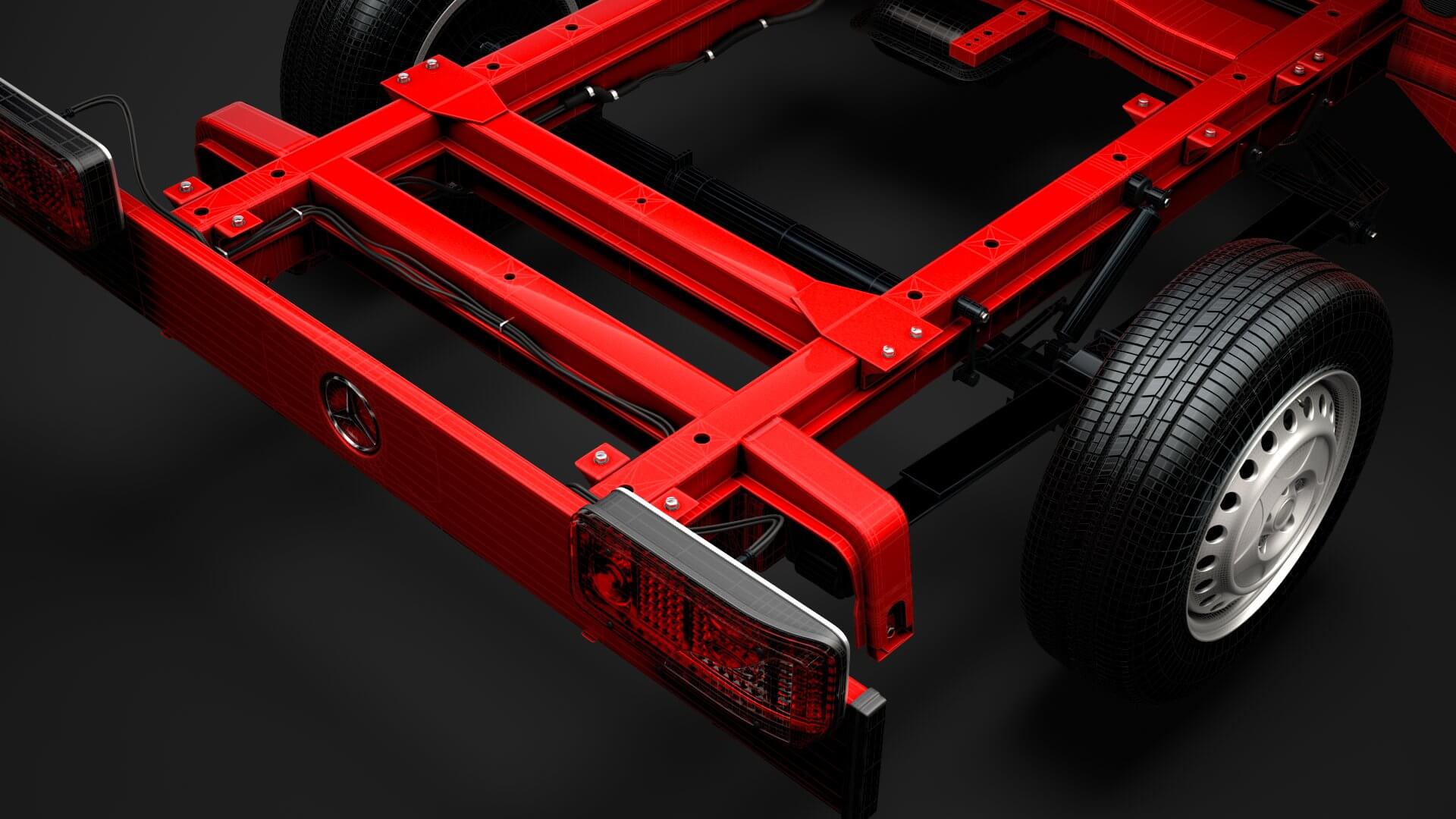 Mercedes Sprinter Chassis Crew Cab L1 FWD 2019 - 3D Model by Creator 3D