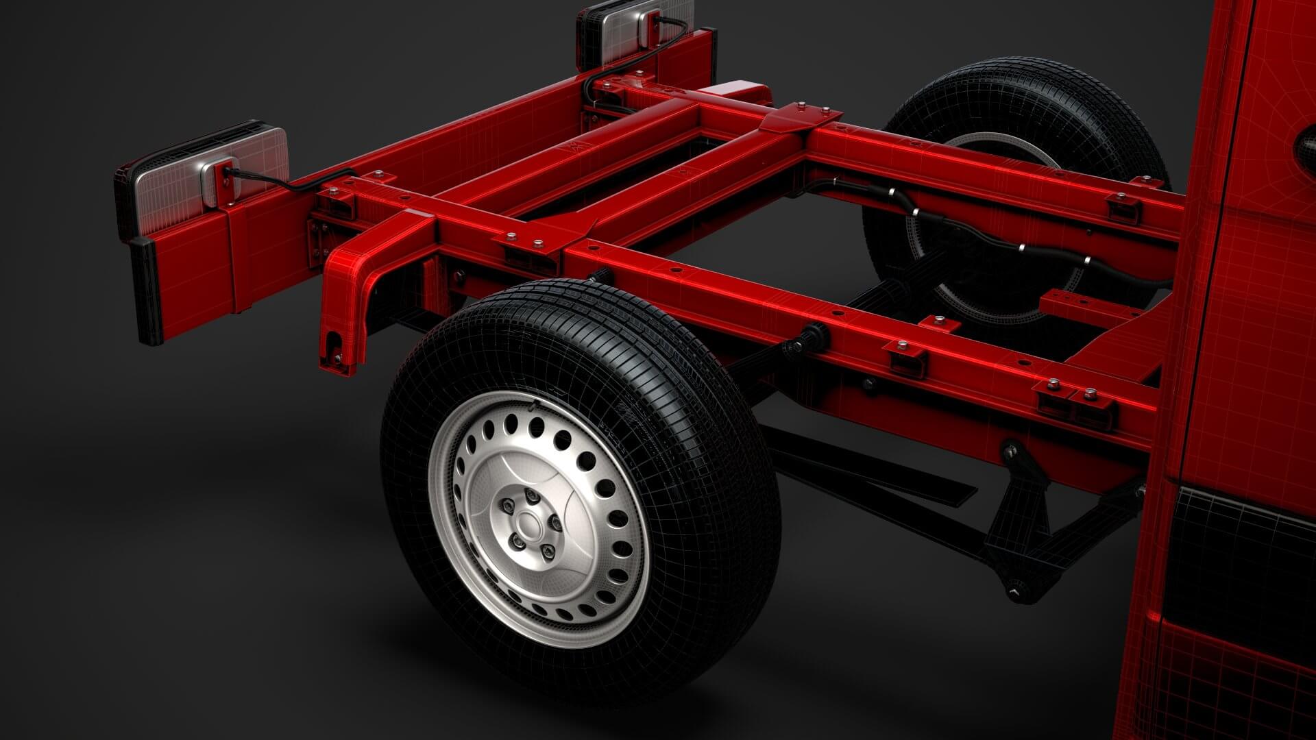 Mercedes Sprinter Chassis Crew Cab L1 FWD 2019 - 3D Model by Creator 3D