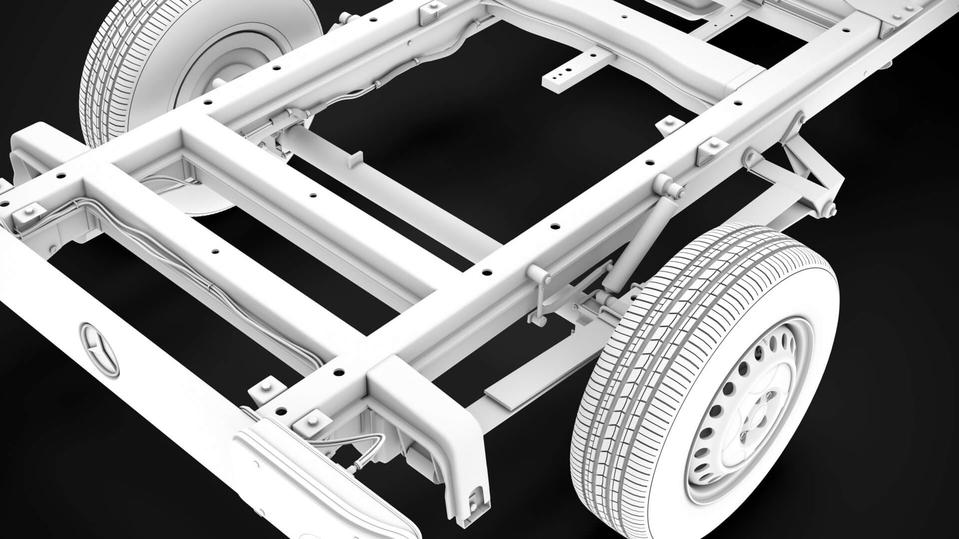 Mercedes Sprinter Chassis Crew Cab L2 FWD 2019 - 3D Model by Creator 3D