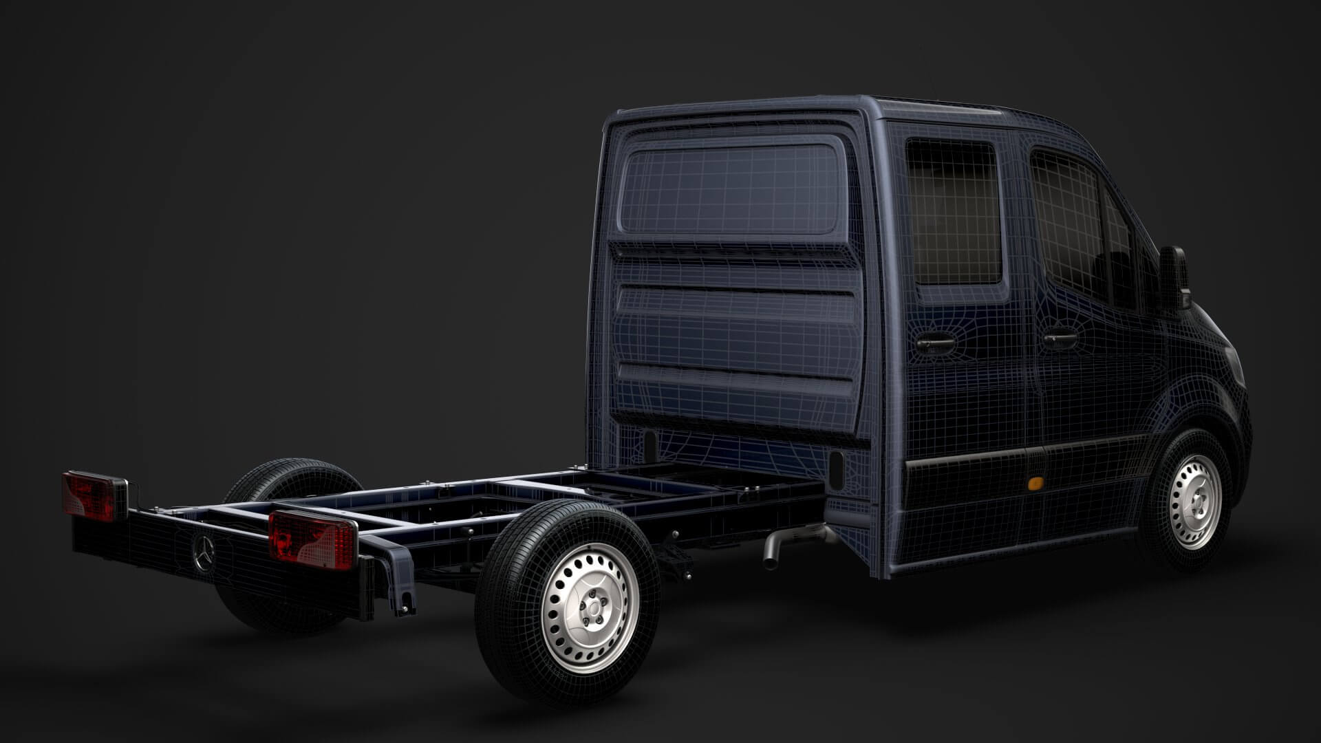 Mercedes Sprinter Chassis Crew Cab L2 FWD 2019 - 3D Model by Creator 3D