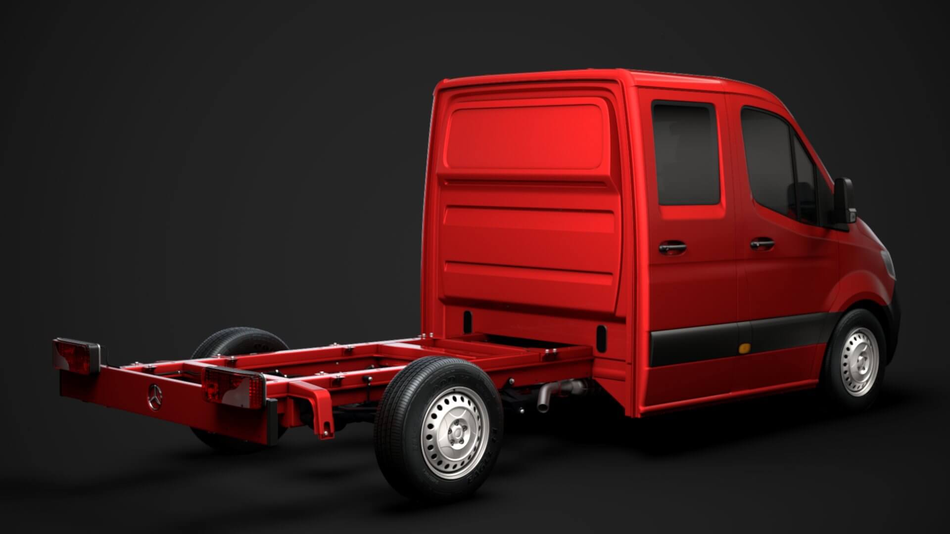 Mercedes Sprinter Chassis Crew Cab L2 RWD 2019 - 3D Model by Creator 3D