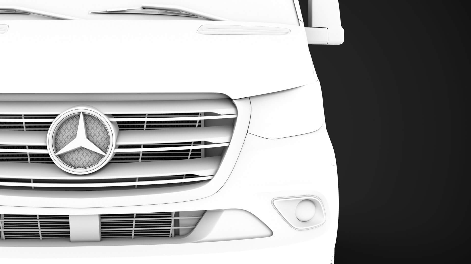 Mercedes Sprinter Chassis Crew Cab L2 RWD 2019 - 3D Model by Creator 3D