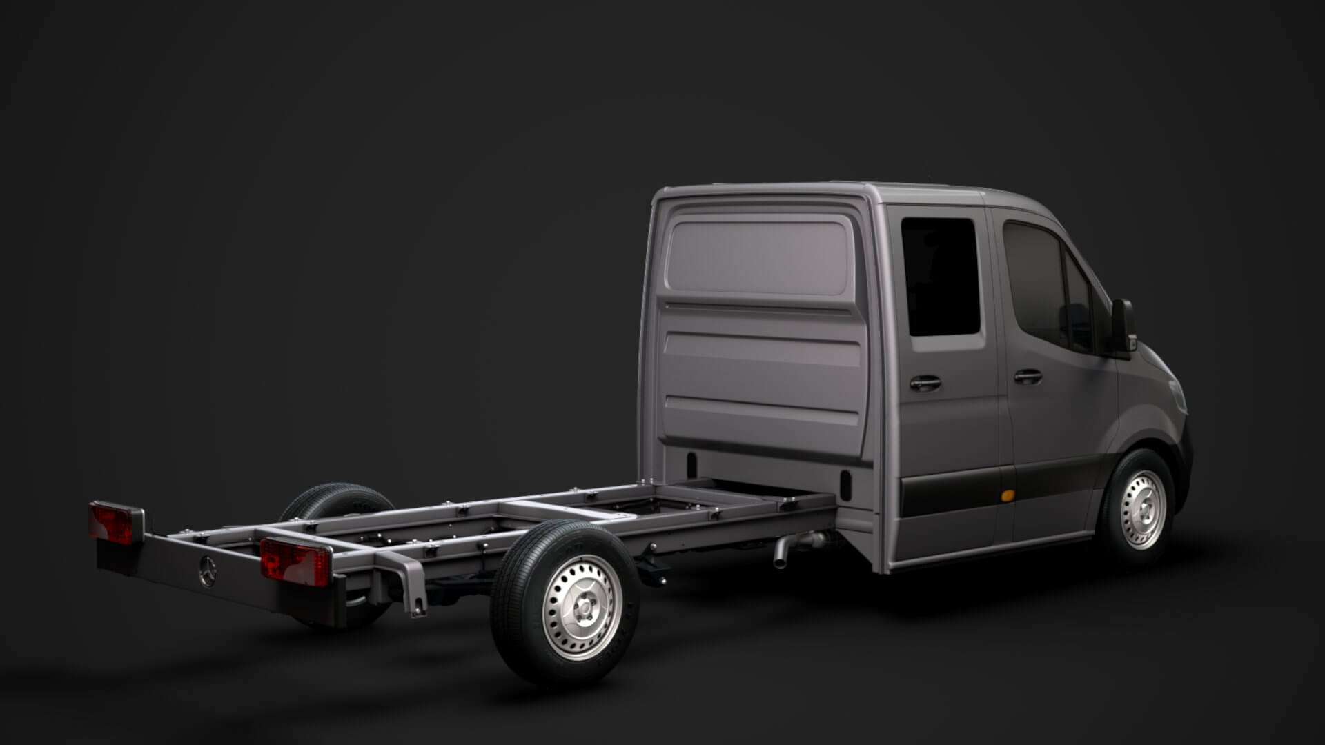 Mercedes Sprinter Chassis Crew Cab L3 RWD 2019 - 3D Model by Creator 3D