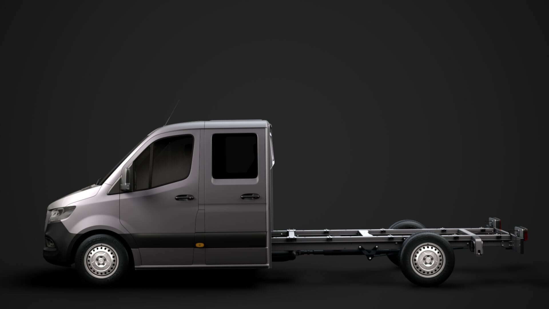 Mercedes Sprinter Chassis Crew Cab L3 RWD 2019 - 3D Model by Creator 3D