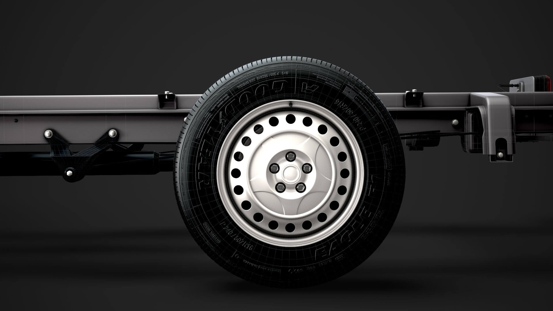 Mercedes Sprinter Chassis Crew Cab L3 RWD 2019 - 3D Model by Creator 3D