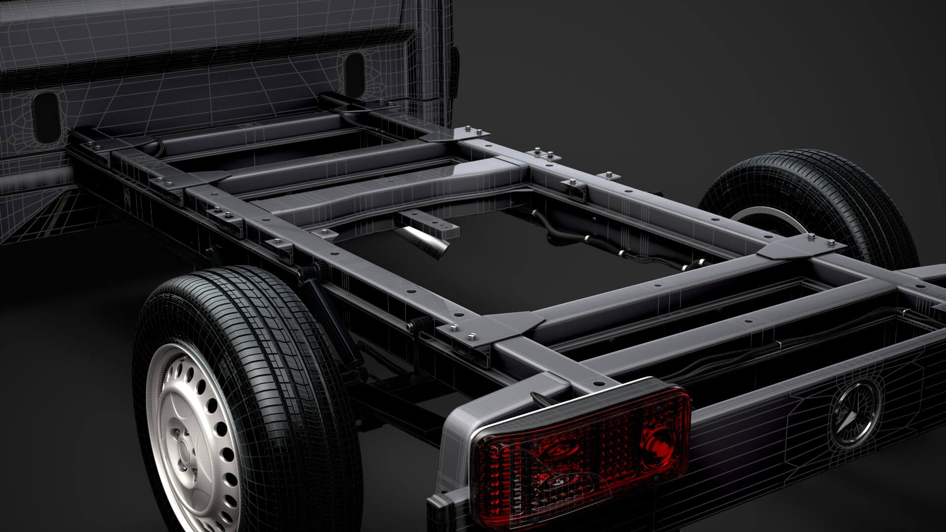 Mercedes Sprinter Chassis Single Cab L1 FWD 2019 - 3D Model by Creator 3D