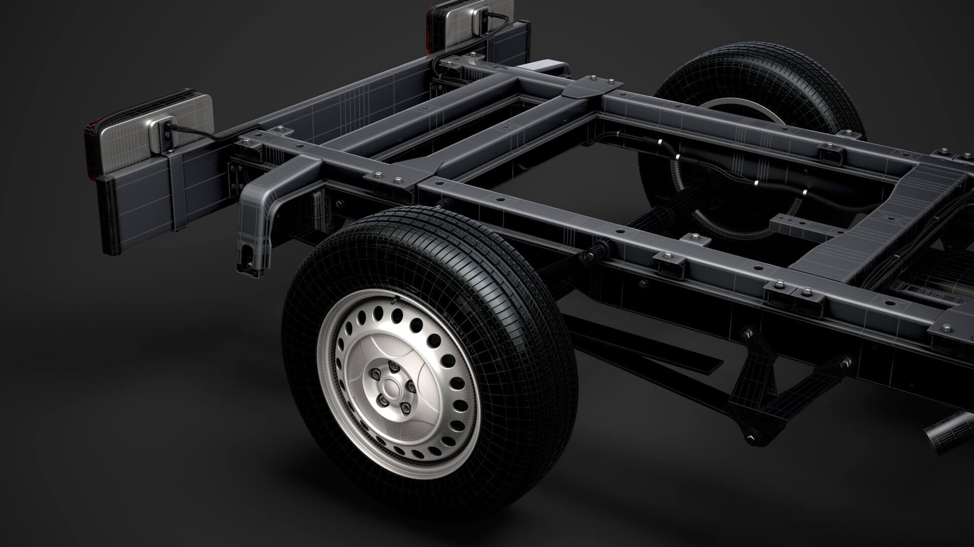 Mercedes Sprinter Chassis Single Cab L1 FWD 2019 - 3D Model by Creator 3D