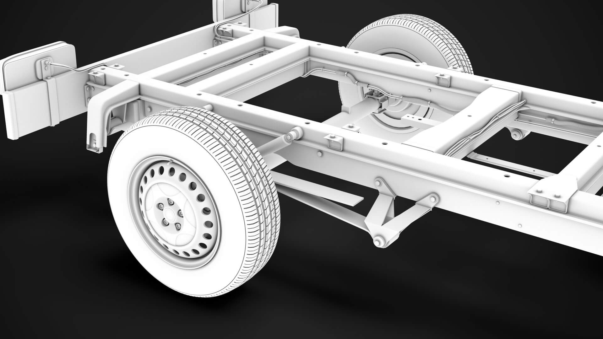Mercedes Sprinter Chassis Single Cab L2 FWD 2019 - 3D Model by Creator 3D