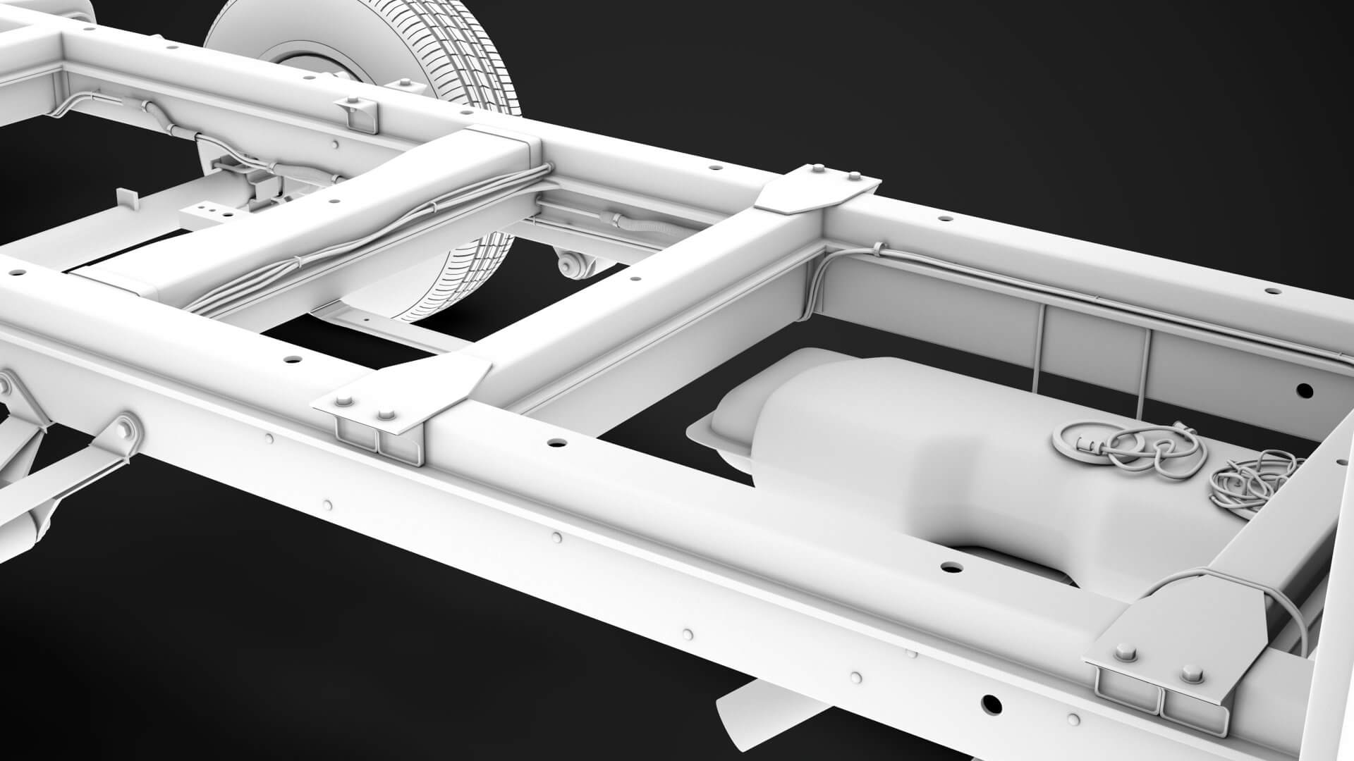 Mercedes Sprinter Chassis Single Cab L2 FWD 2019 - 3D Model by Creator 3D