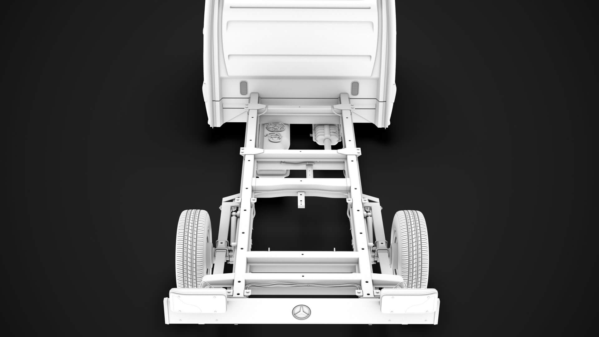 Mercedes Sprinter Chassis Single Cab L2 FWD 2019 - 3D Model by Creator 3D