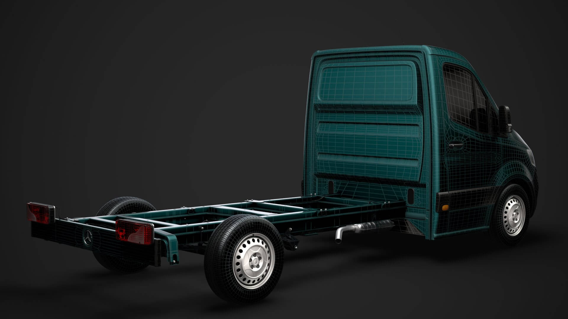Mercedes Sprinter Chassis Single Cab L2 FWD 2019 - 3D Model by Creator 3D