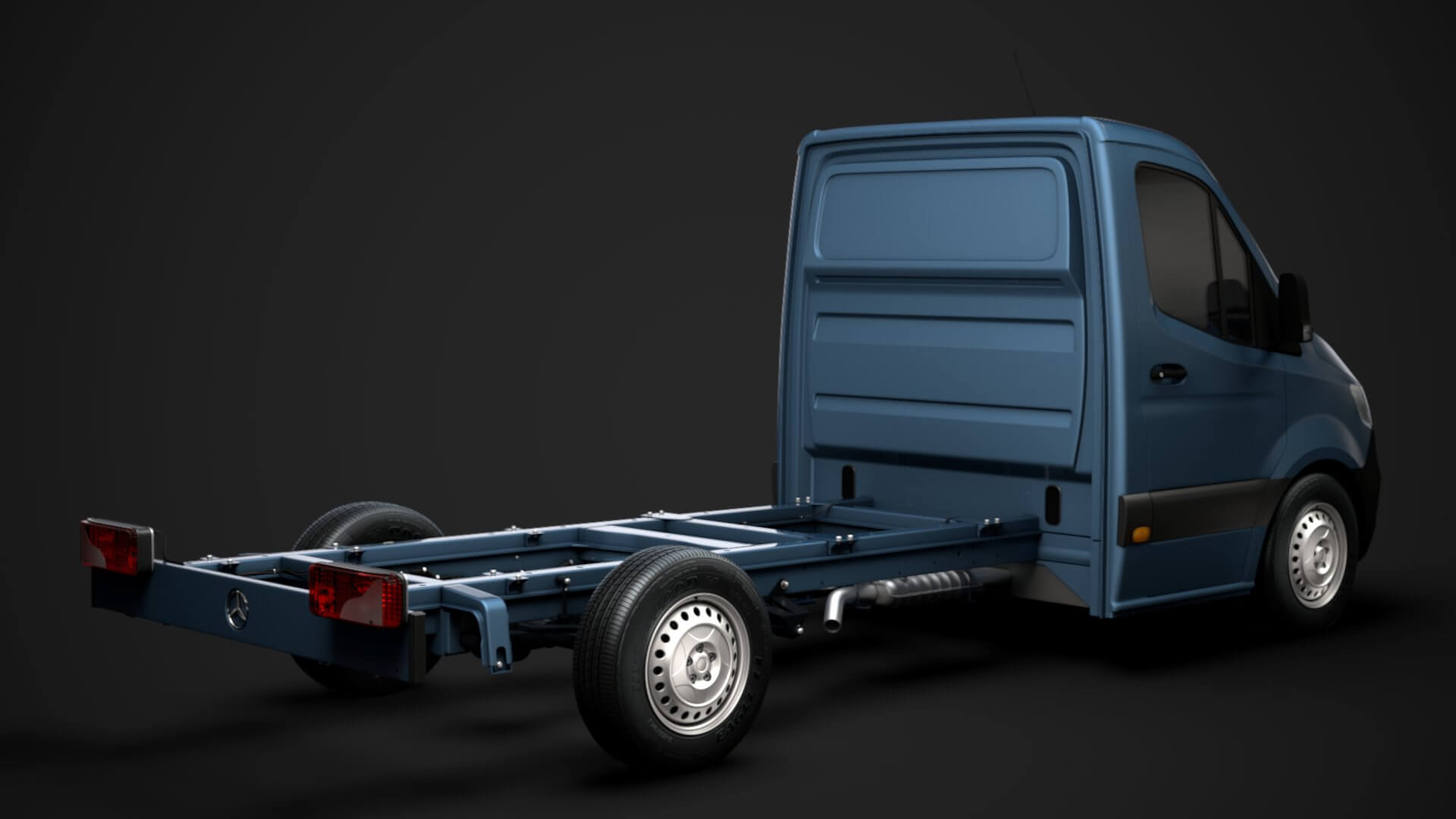 Mercedes Sprinter Chassis Single Cab L2 RWD 2019 - 3D Model by Creator 3D