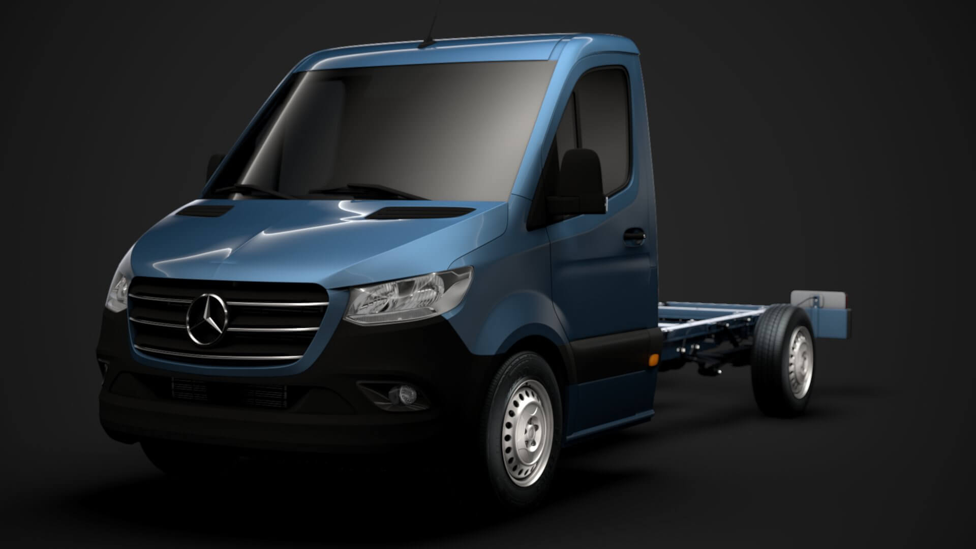 Mercedes Sprinter Chassis Single Cab L2 RWD 2019 - 3D Model by Creator 3D