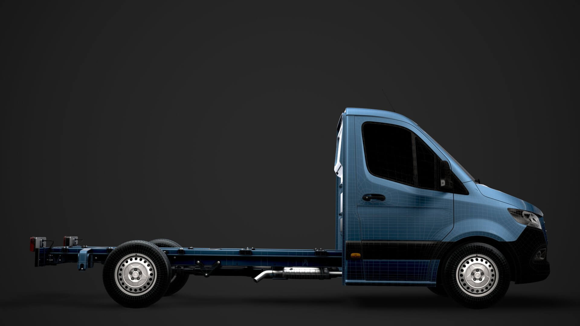 Mercedes Sprinter Chassis Single Cab L2 RWD 2019 - 3D Model by Creator 3D