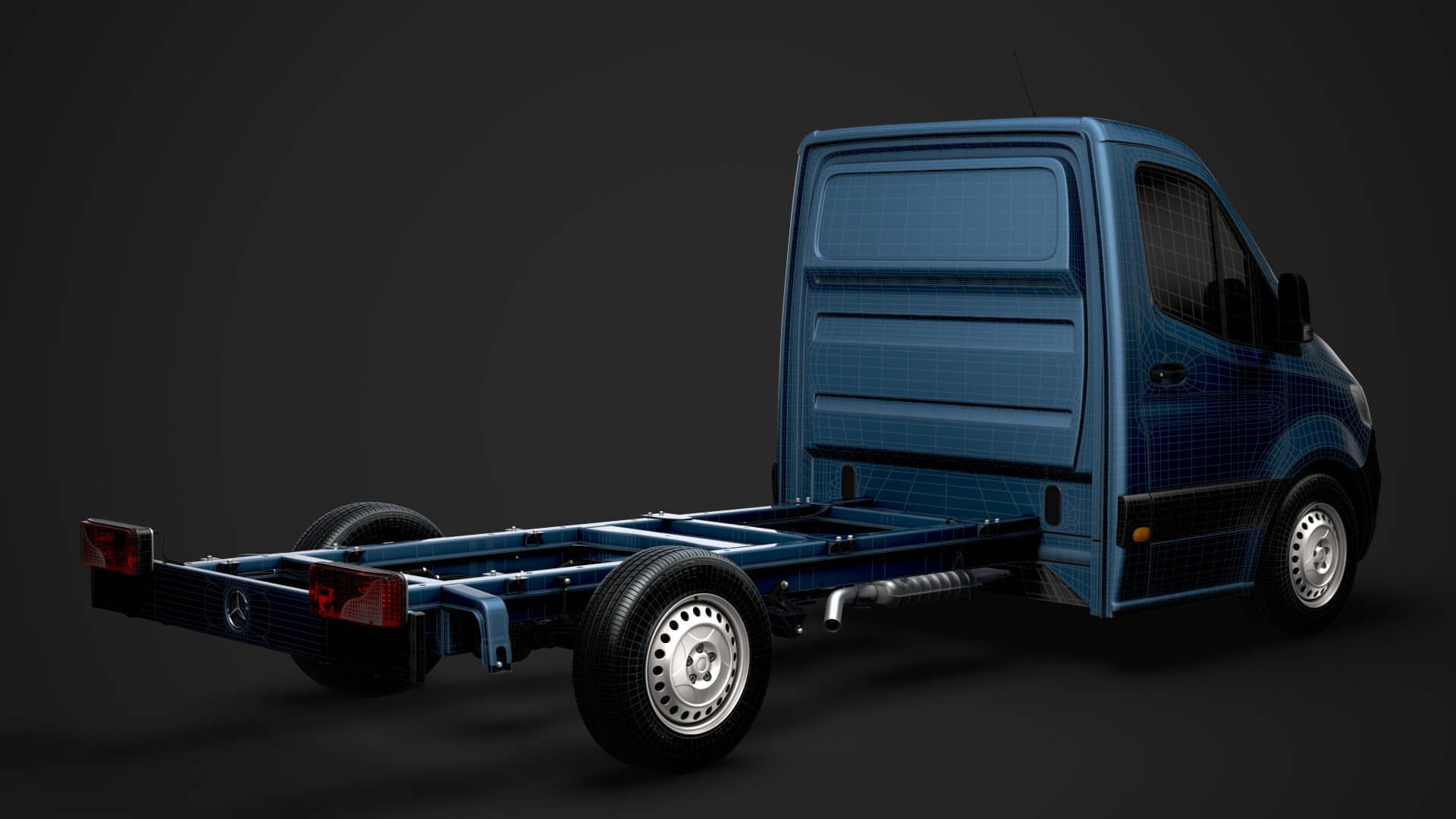 Mercedes Sprinter Chassis Single Cab L2 RWD 2019 - 3D Model by Creator 3D