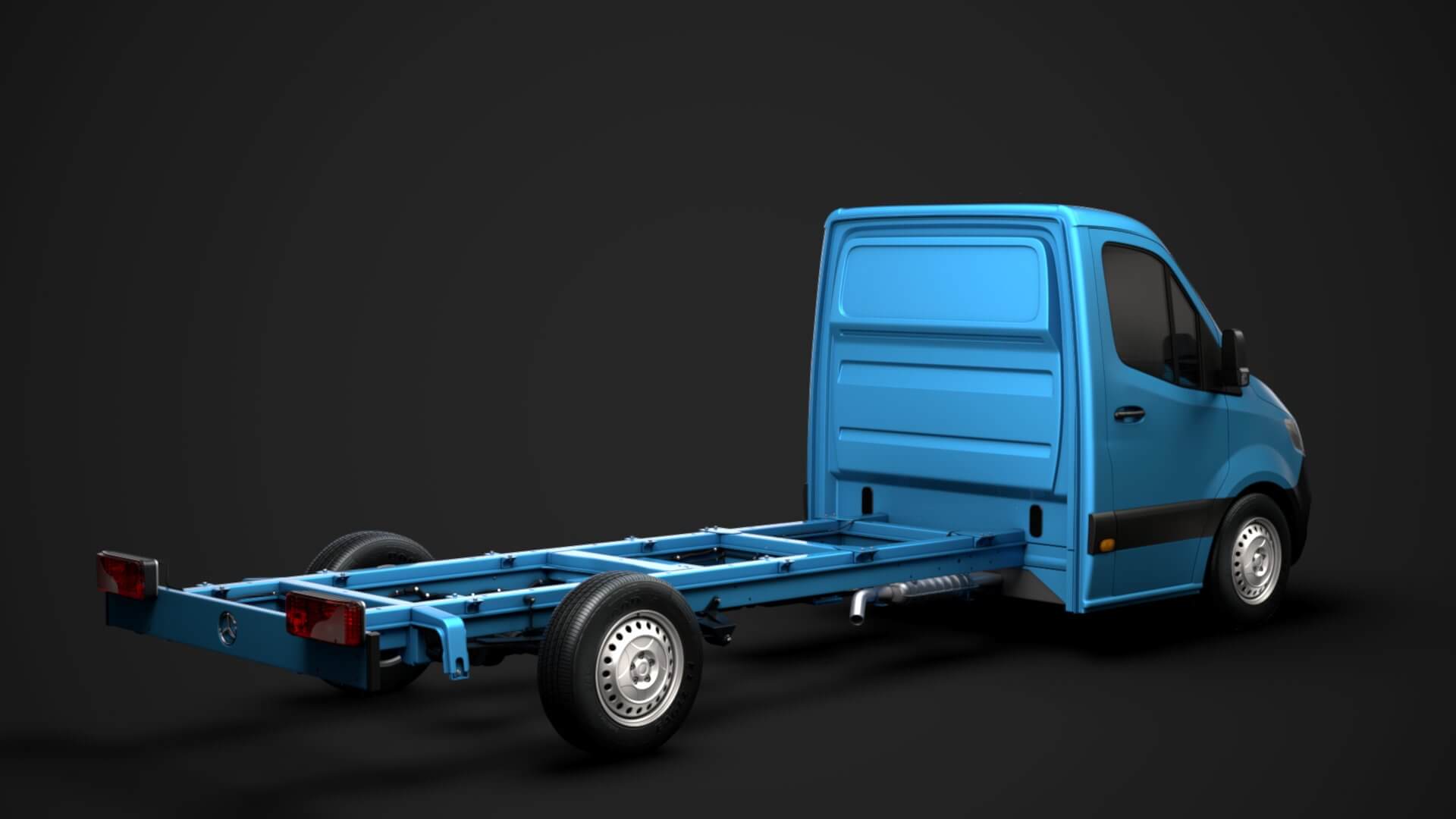Mercedes Sprinter Chassis Single Cab L3 RWD 2019 - 3D Model by Creator 3D