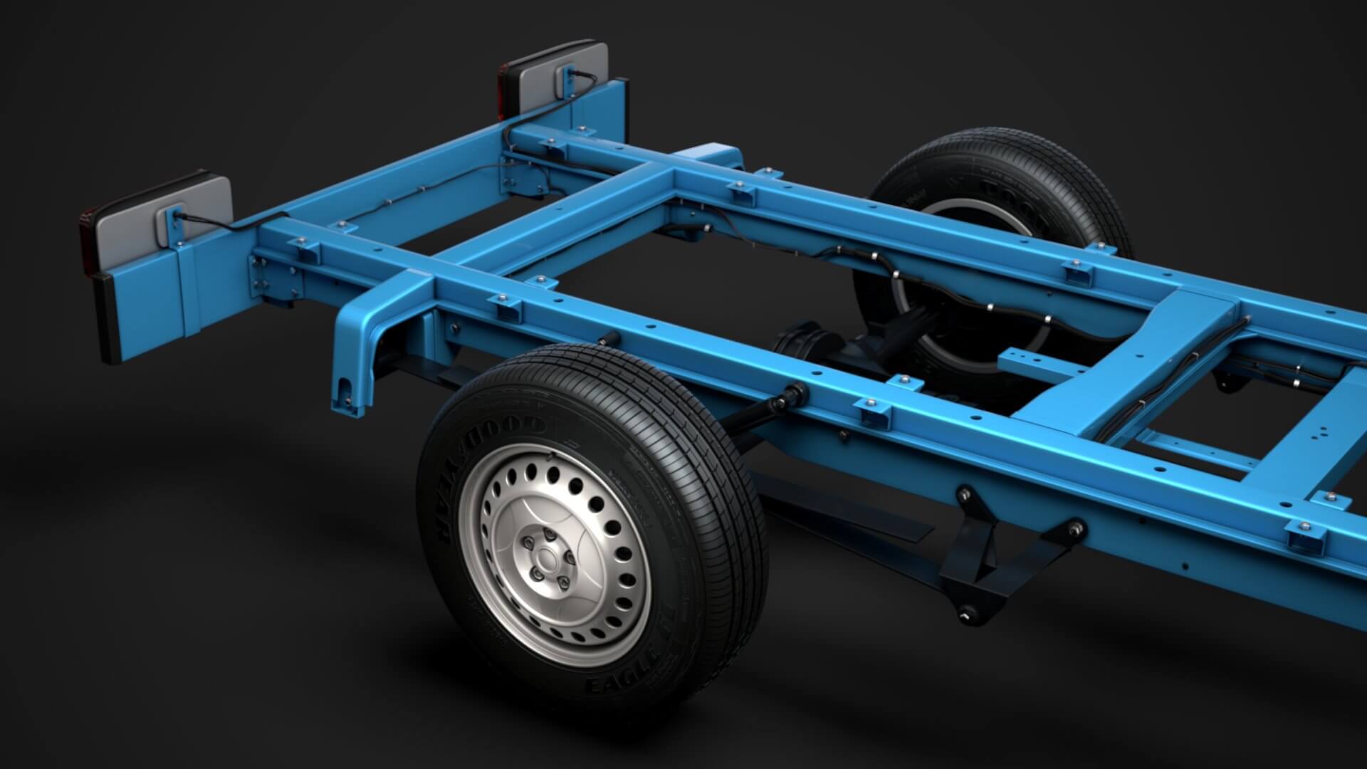 Mercedes Sprinter Chassis Single Cab L3 RWD 2019 - 3D Model by Creator 3D