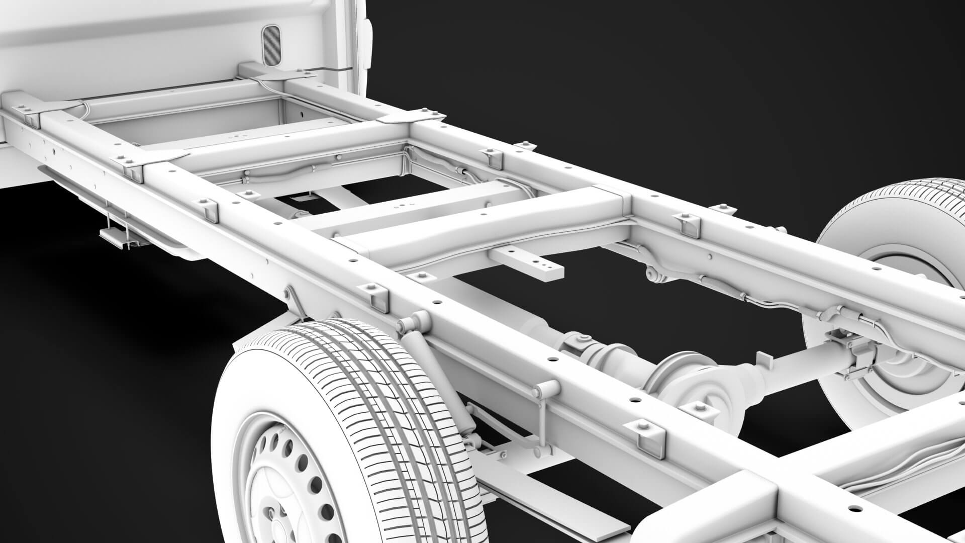 Mercedes Sprinter Chassis Single Cab L3 RWD 2019 - 3D Model by Creator 3D