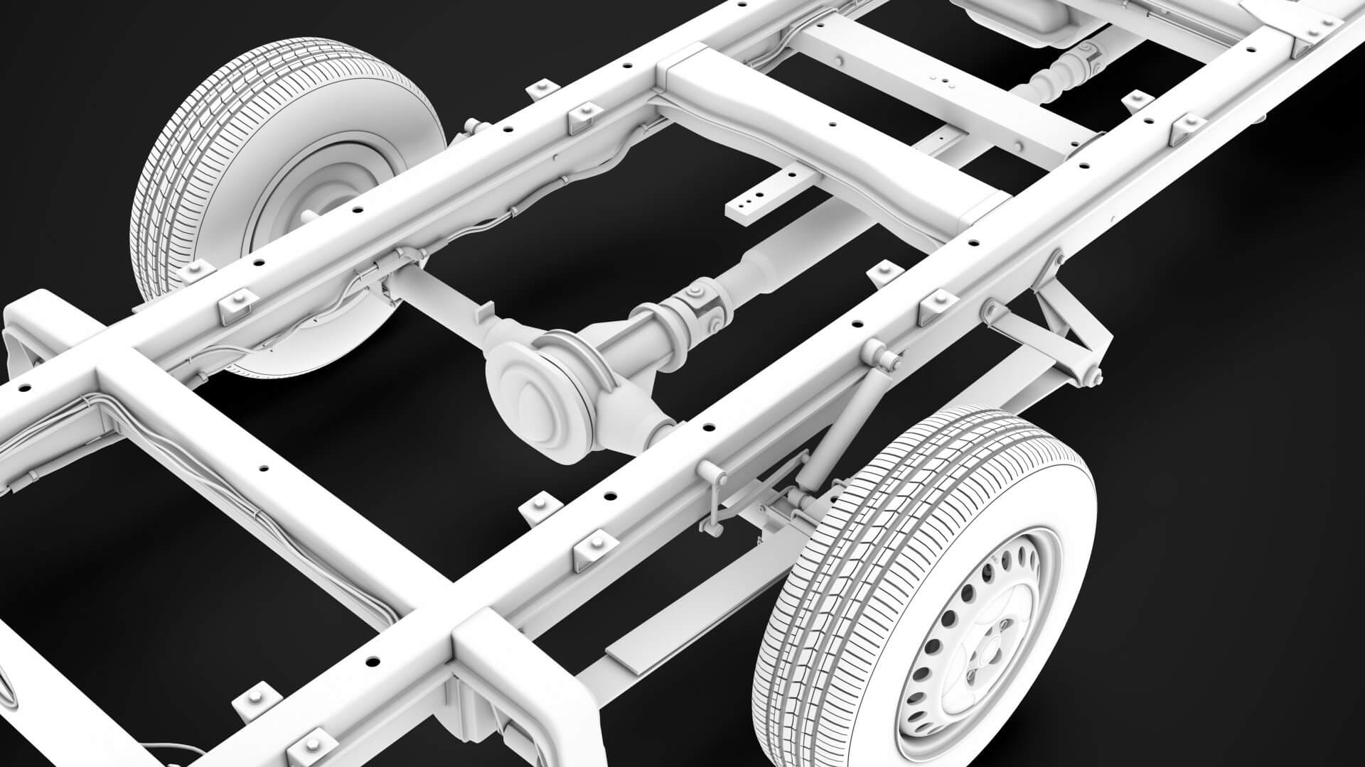 Mercedes Sprinter Chassis Single Cab L3 RWD 2019 - 3D Model by Creator 3D