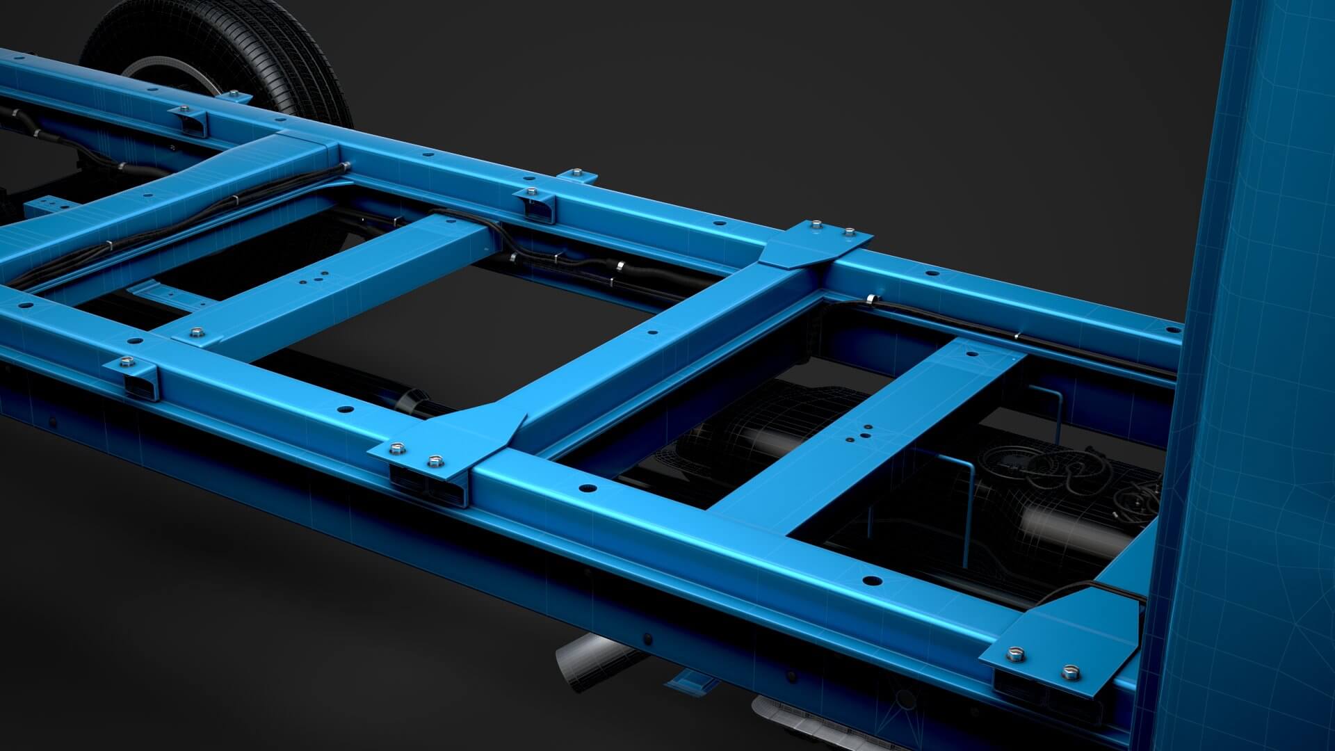 Mercedes Sprinter Chassis Single Cab L3 RWD 2019 - 3D Model by Creator 3D