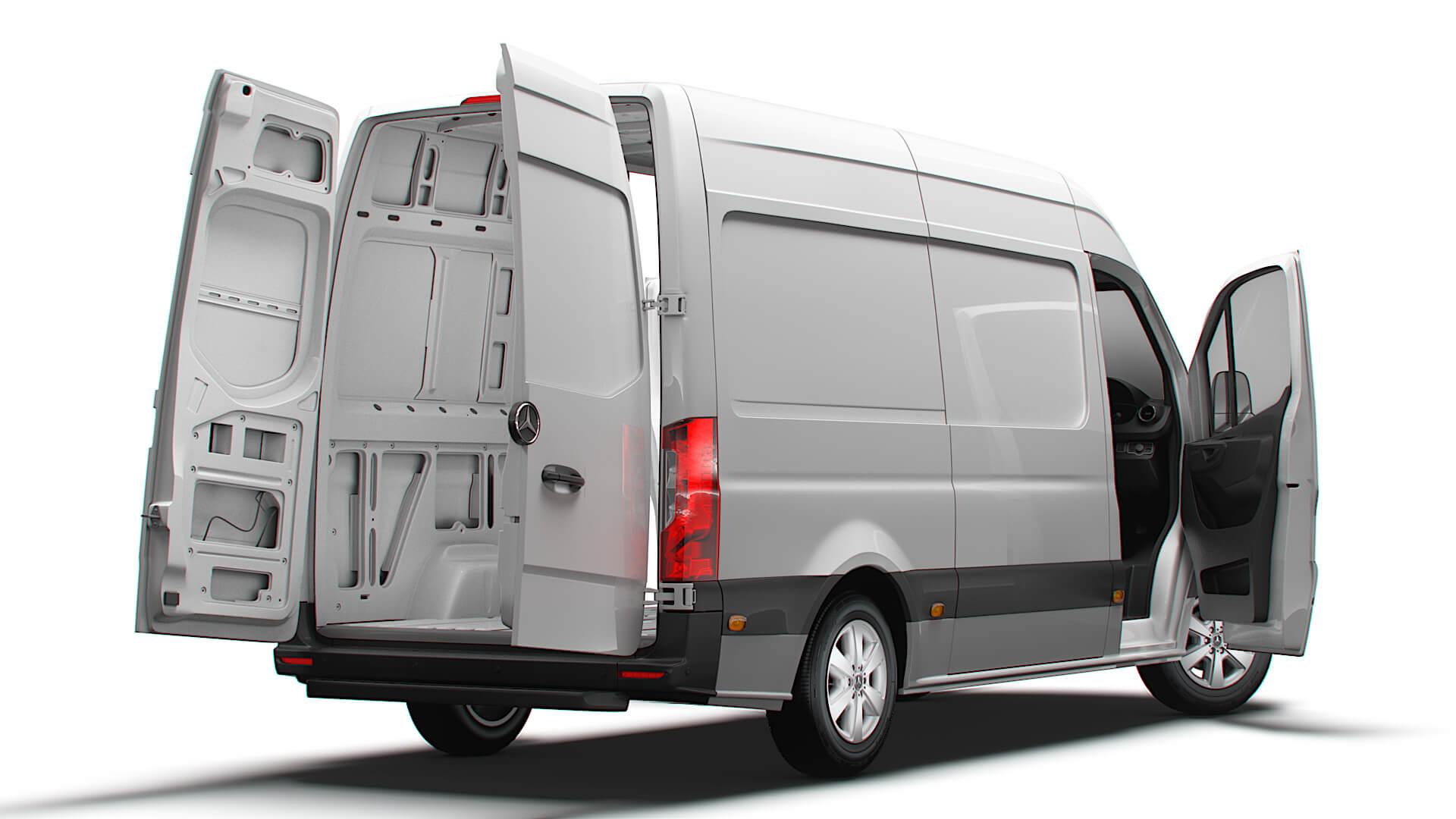 Mercedes Sprinter L2H2 RWD HQ Interior 2025 UKspec - 3D Model by Creator 3D