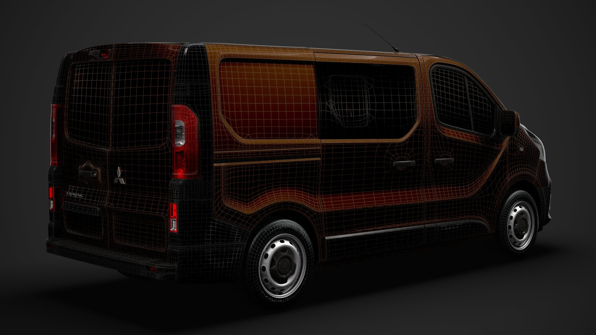 Mitsubishi Express Combi 2020 - 3D Model by Creator 3D