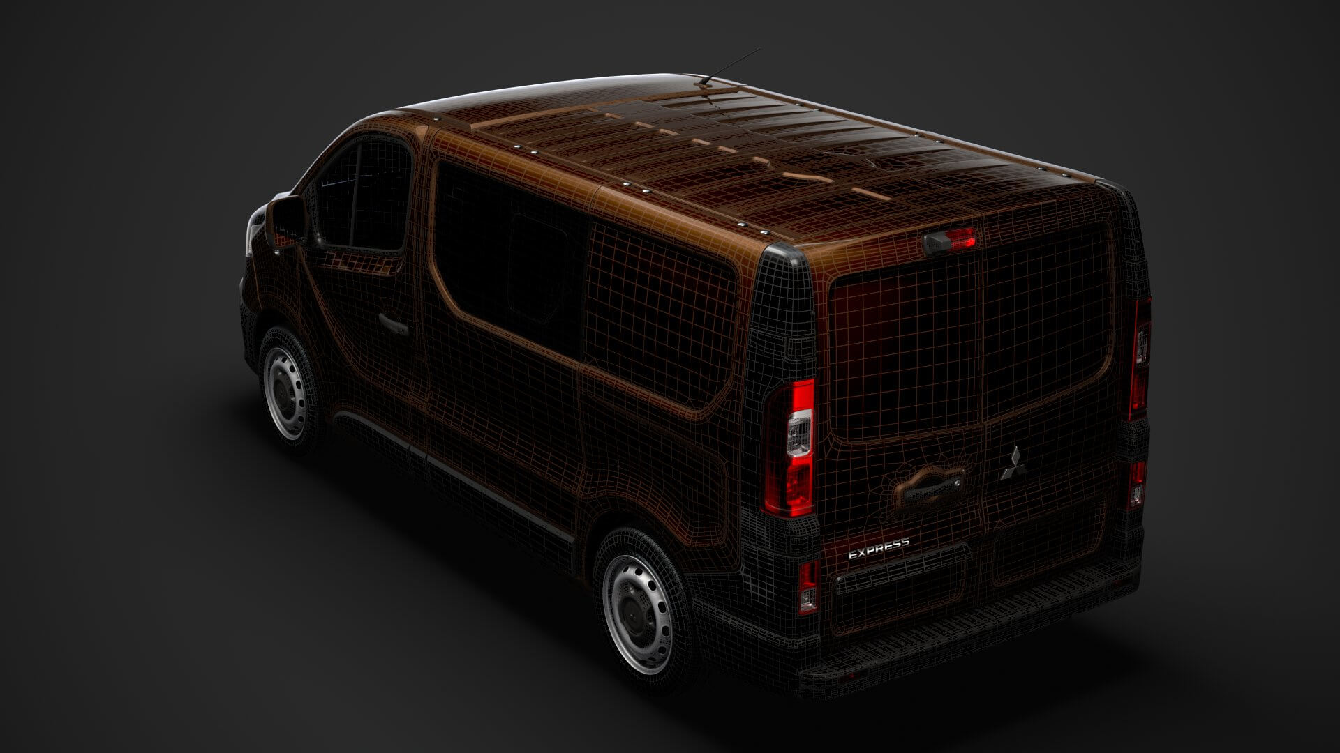 Mitsubishi Express Combi 2020 - 3D Model by Creator 3D