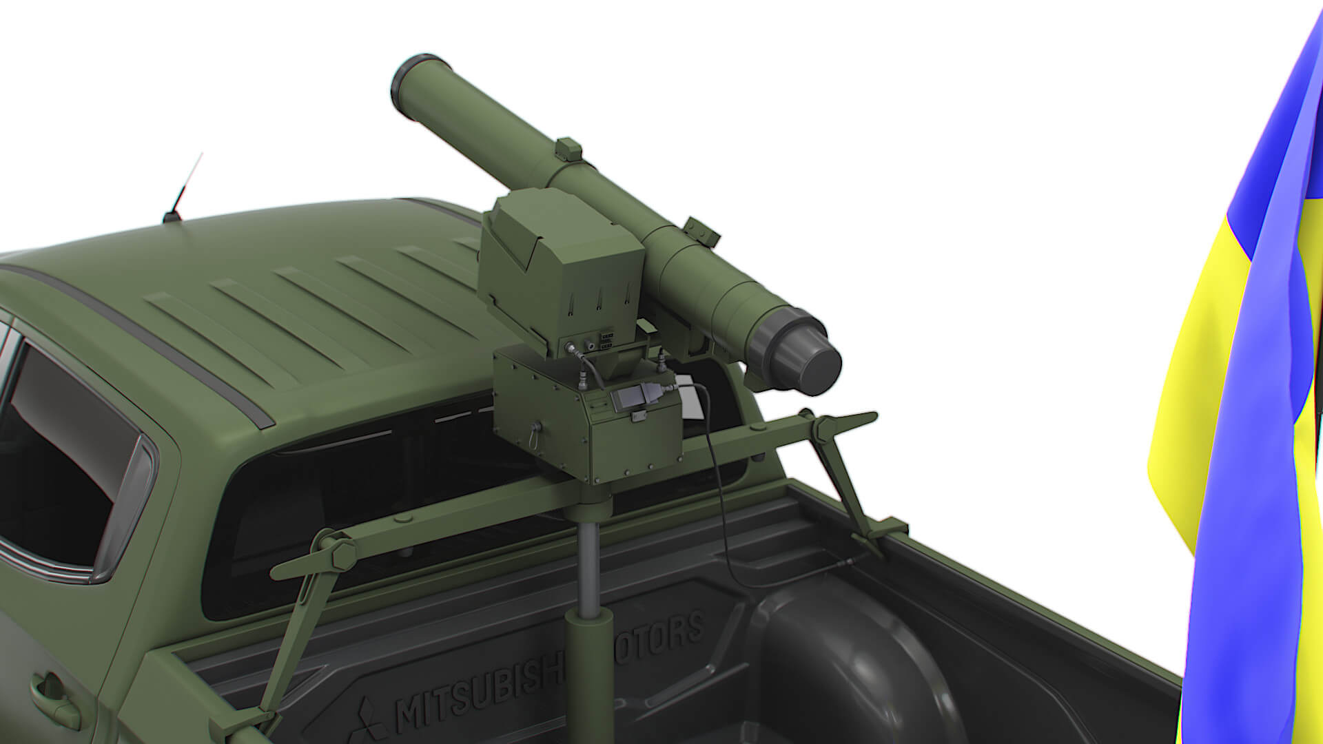 Mitsubishi L200 ATGM Stugna P 2022 - 3D Model by Creator 3D