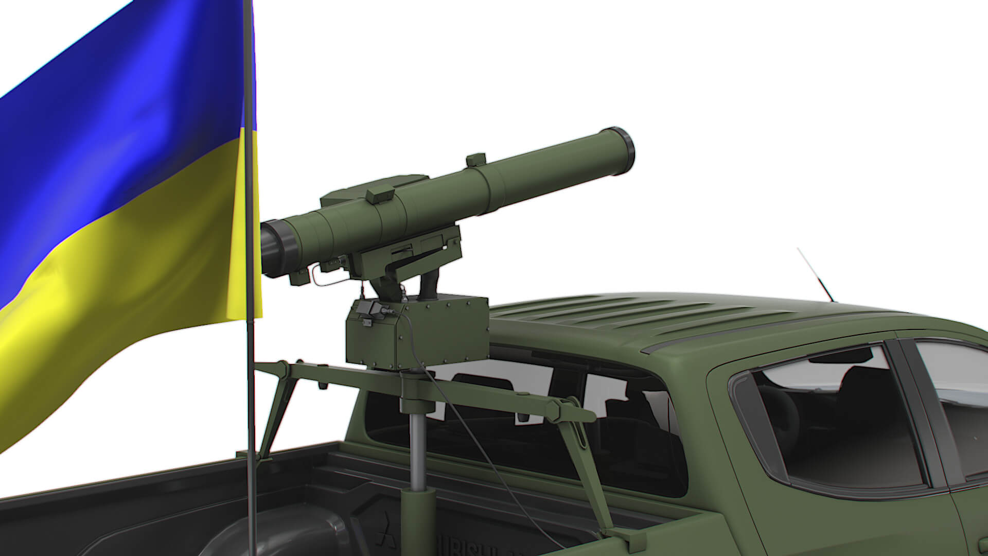 Mitsubishi L200 ATGM Stugna P 2022 - 3D Model by Creator 3D
