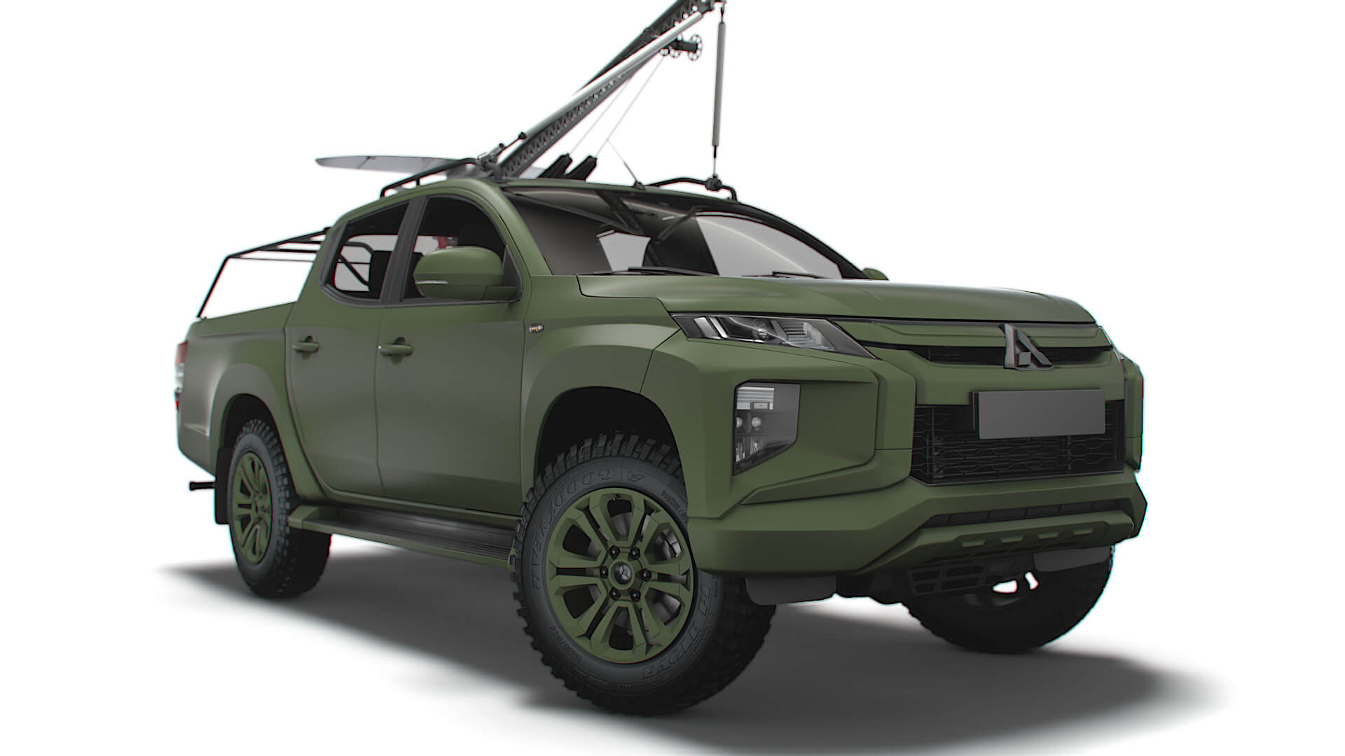 Mitsubishi L200 RAM II UAV 2023 - 3D Model by Creator 3D