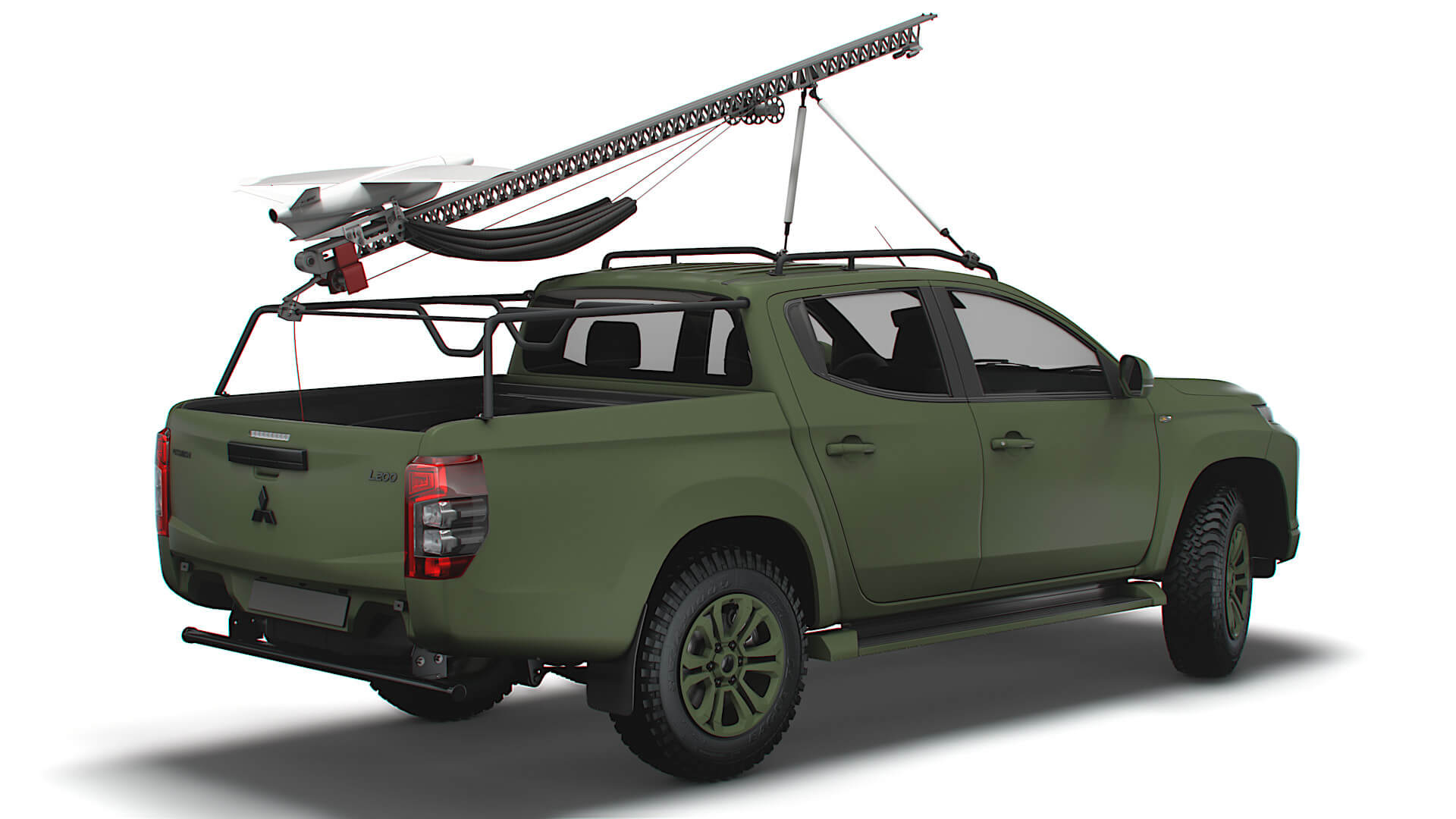 Mitsubishi L200 RAM II UAV 2023 - 3D Model by Creator 3D