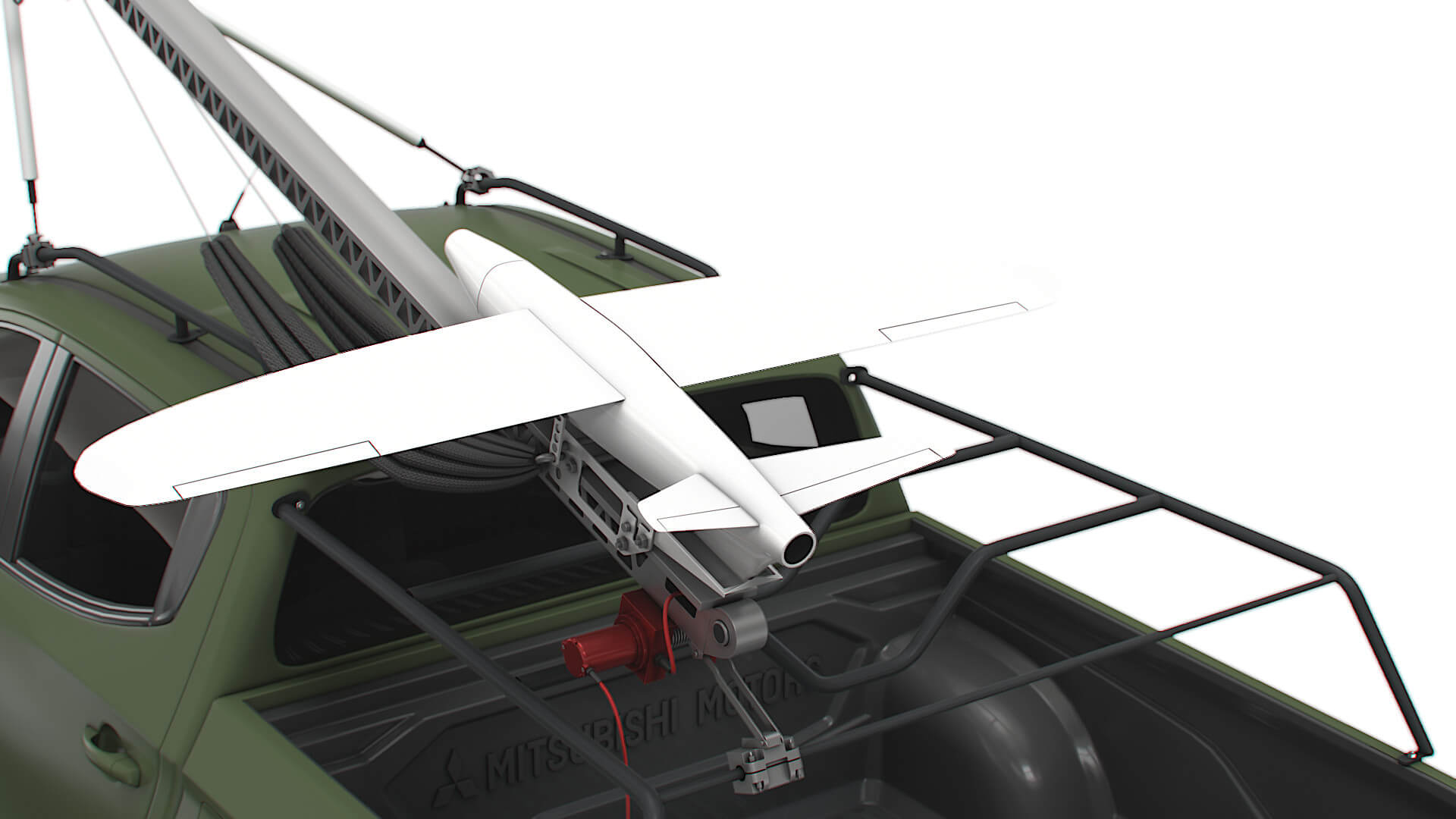 Mitsubishi L200 RAM II UAV 2023 - 3D Model by Creator 3D