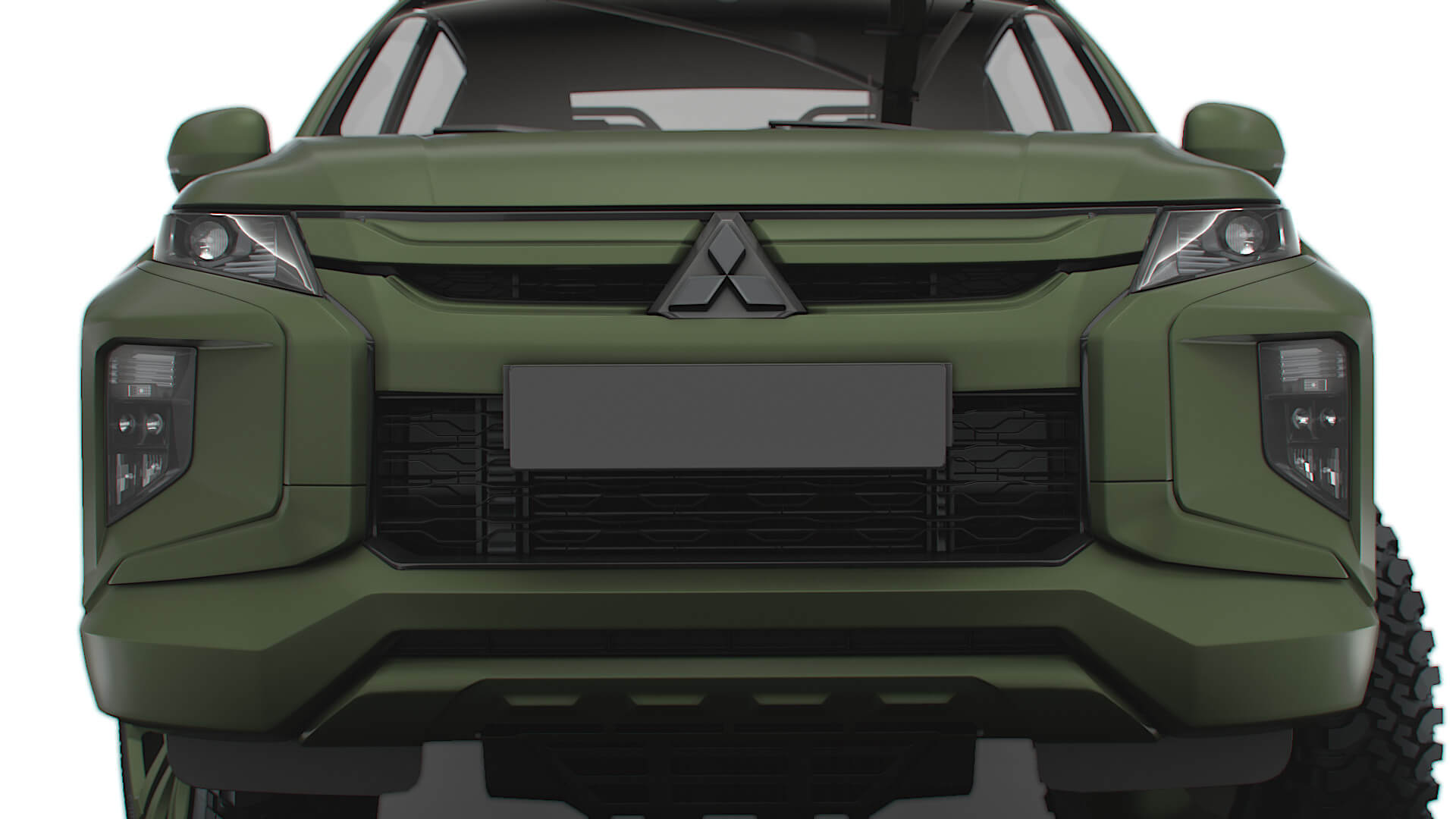 Mitsubishi L200 RAM II UAV 2023 - 3D Model by Creator 3D