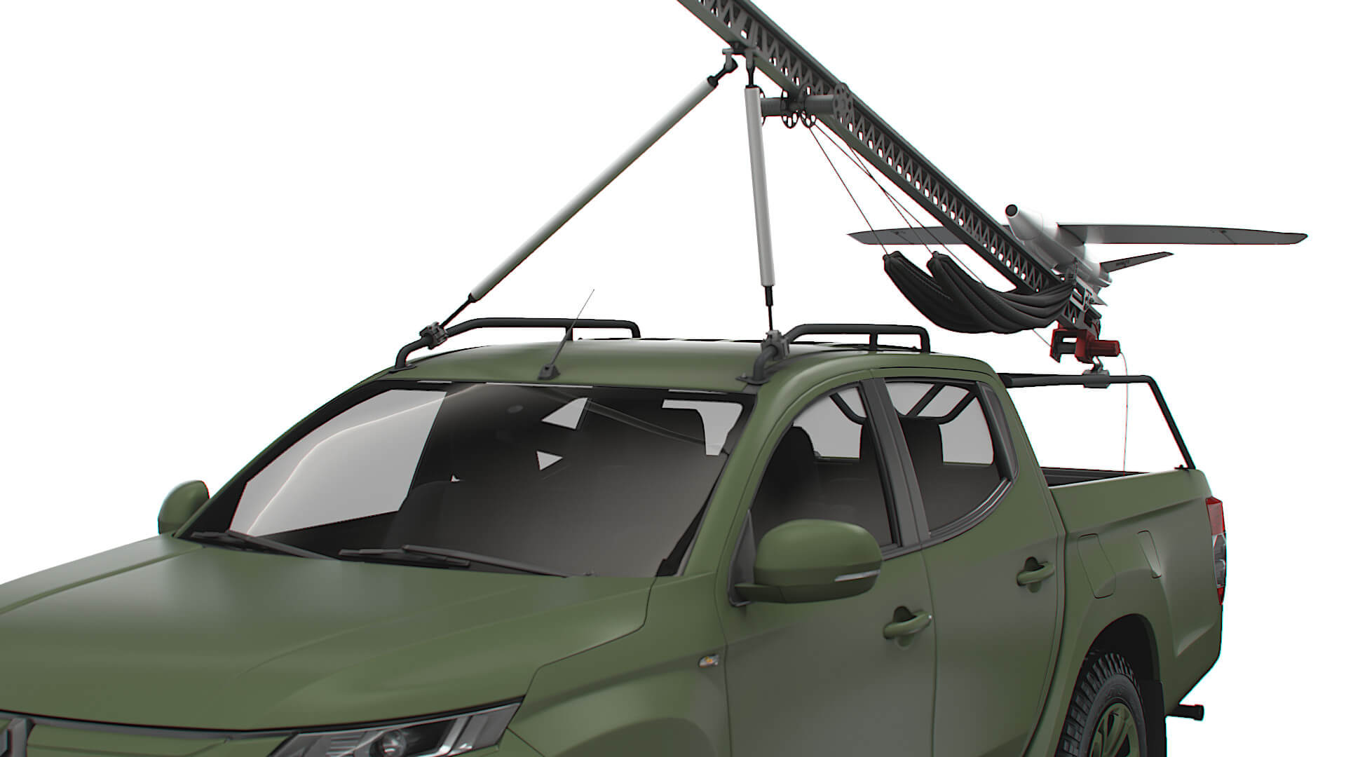 Mitsubishi L200 RAM II UAV 2023 - 3D Model by Creator 3D